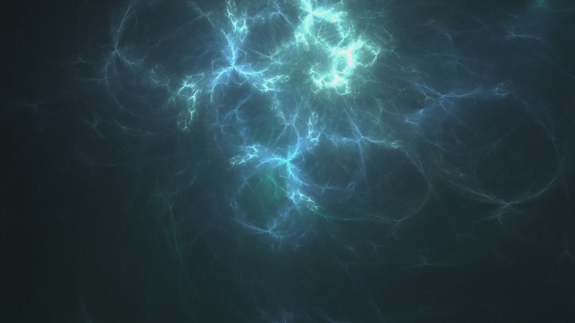 Mesmerizing Abstract Blue Green Electric Storm Free Stock Video Footage ...