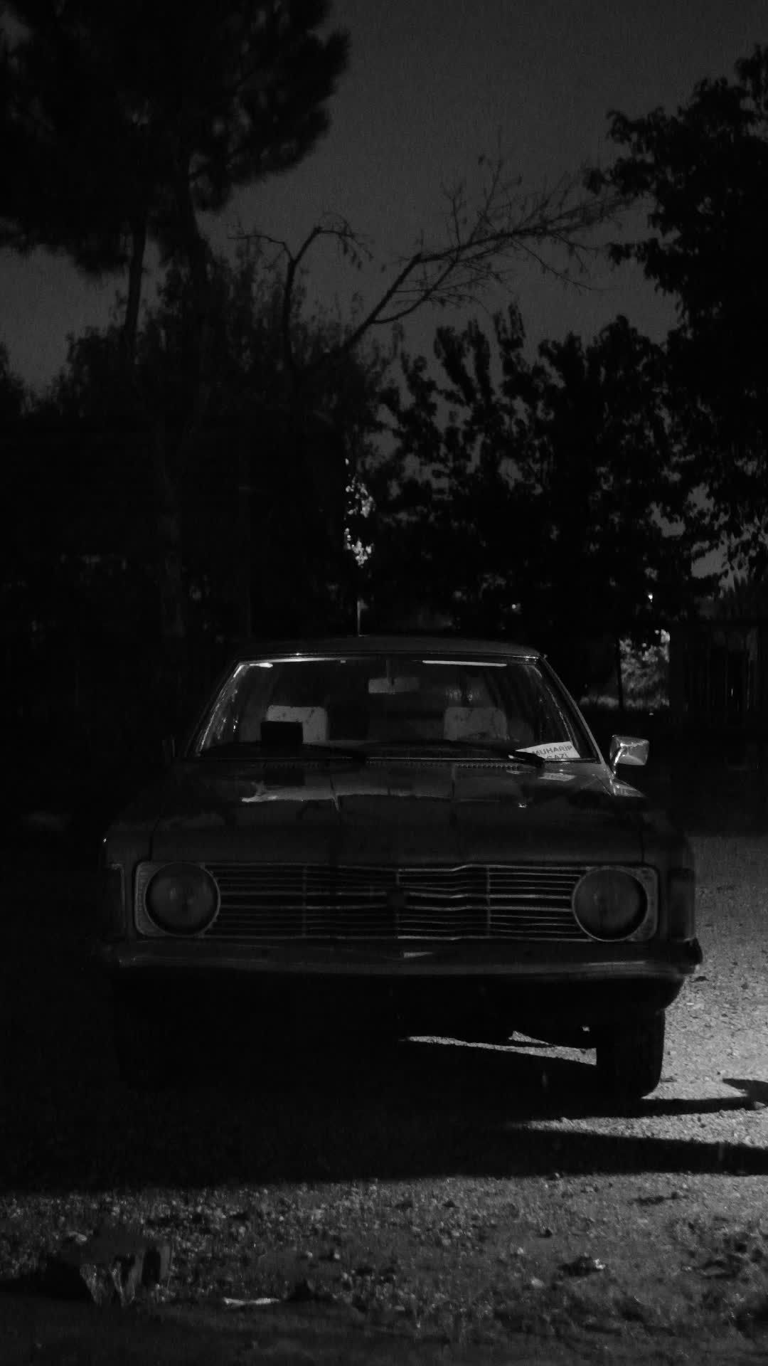 Vintage Car in Mysterious Night Setting Free Stock Video Footage ...
