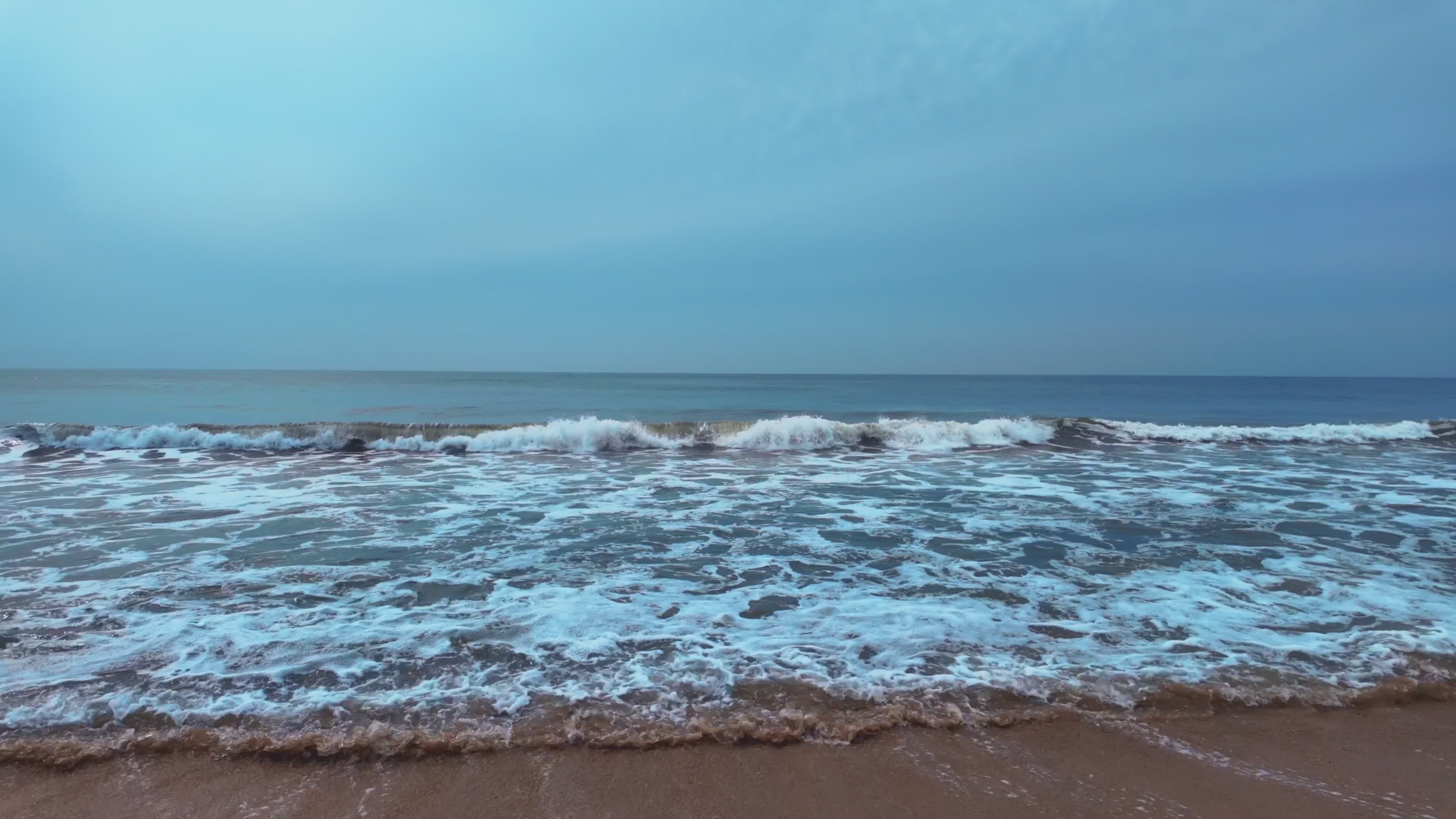 Serene Ocean Waves at Tranquil Seaside Free Stock Video Footage ...