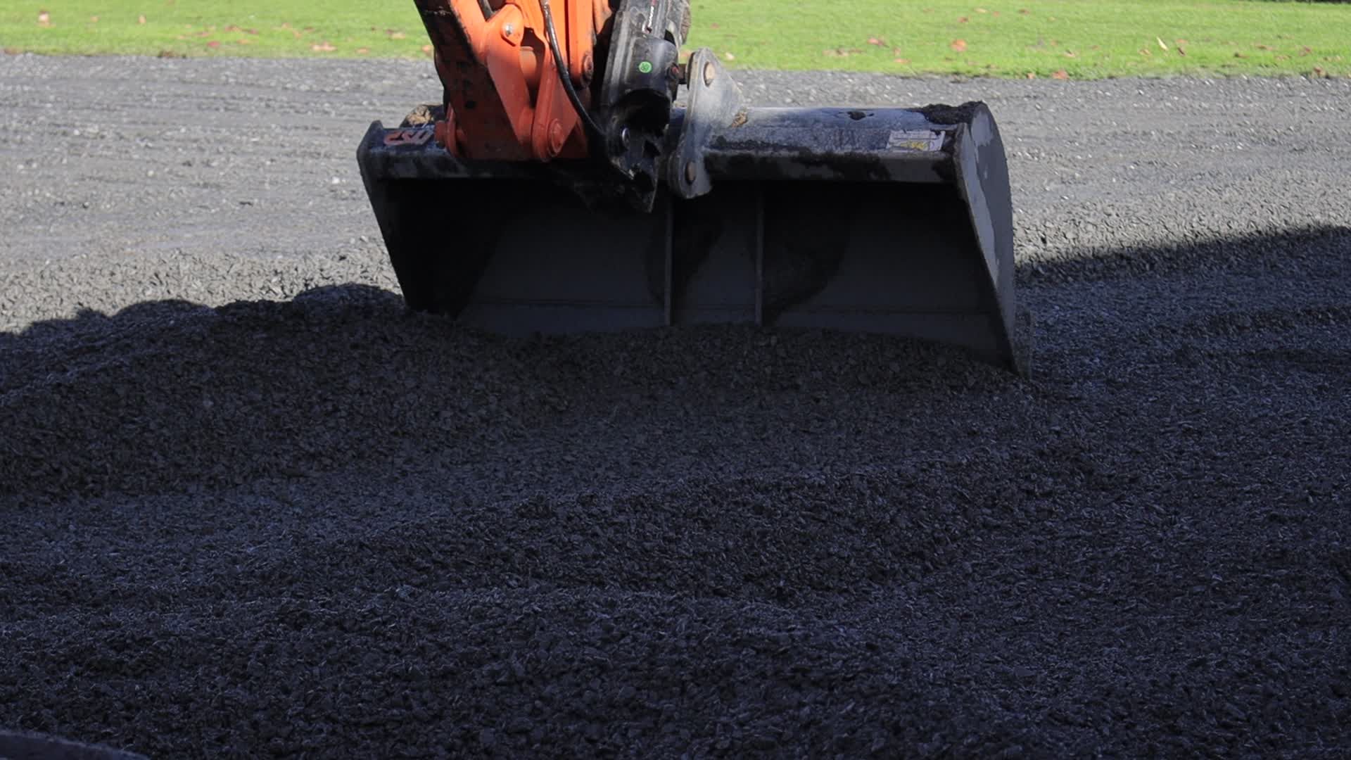 Heavy Machinery Leveling a Gravel Construction Site Free Stock Video ...