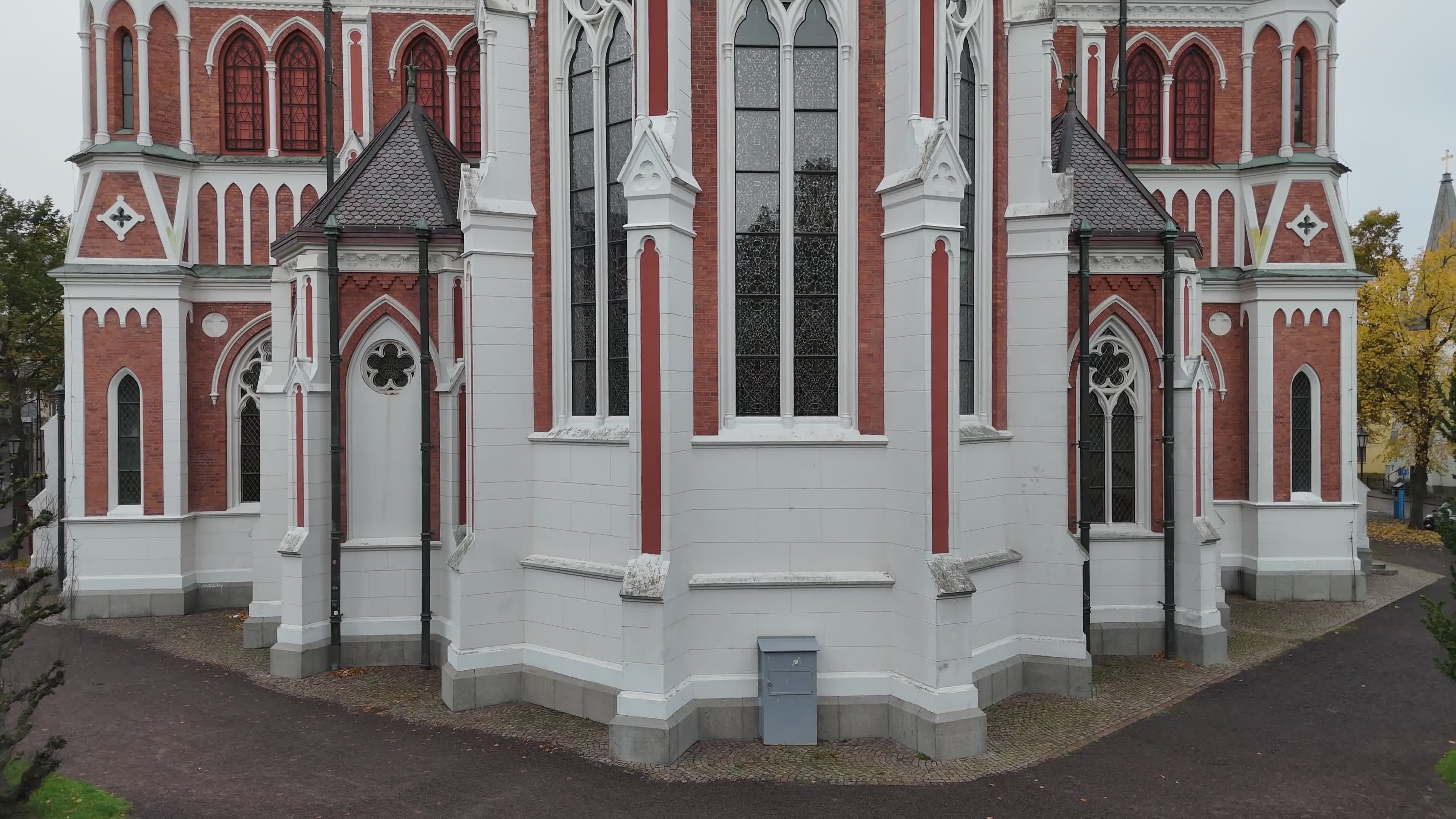 Stunning Aerial View of Jönköping Church Free Stock Video Footage ...