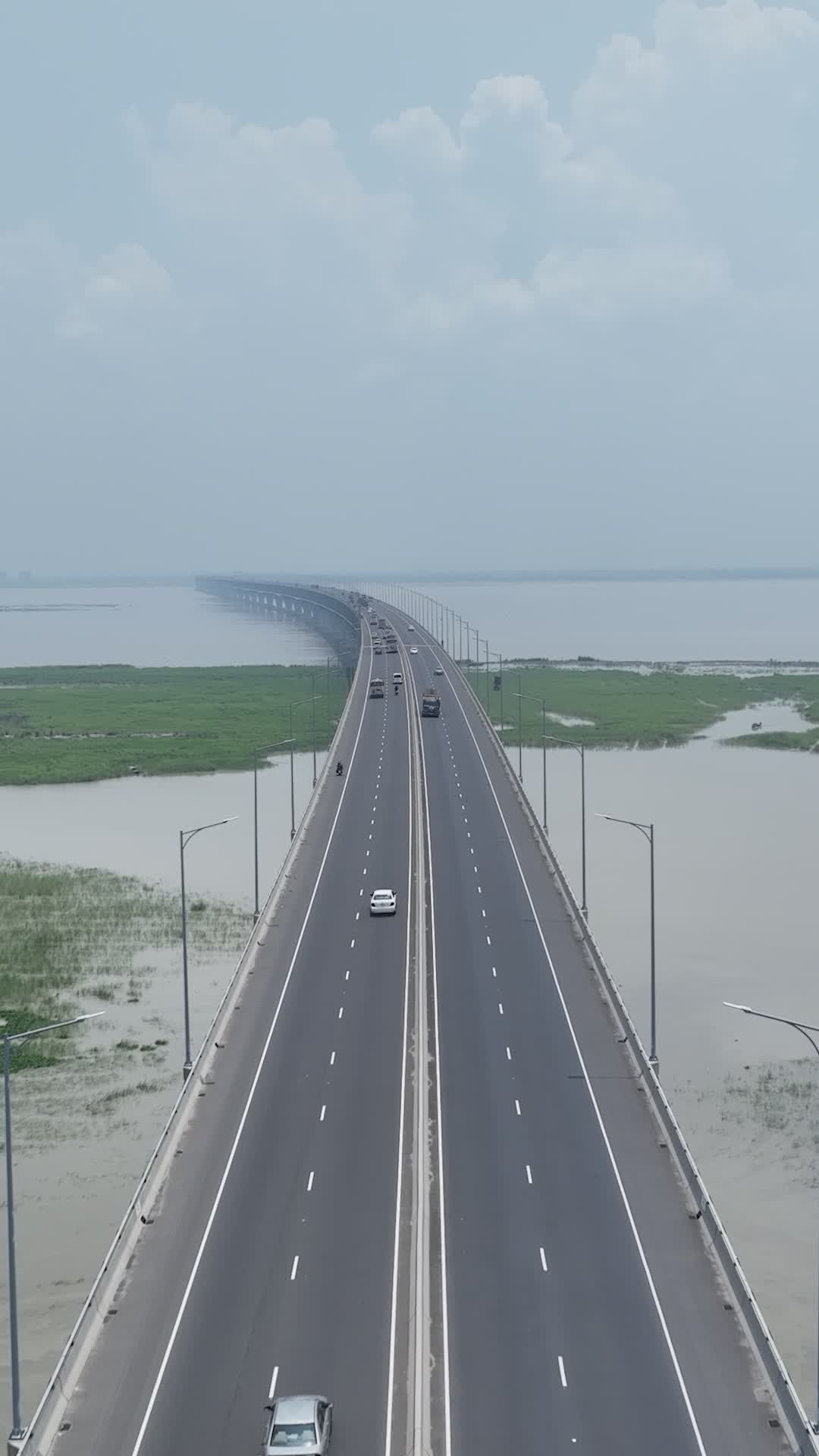 Majestic View of Padma Bridge in Bangladesh Free Stock Video Footage ...