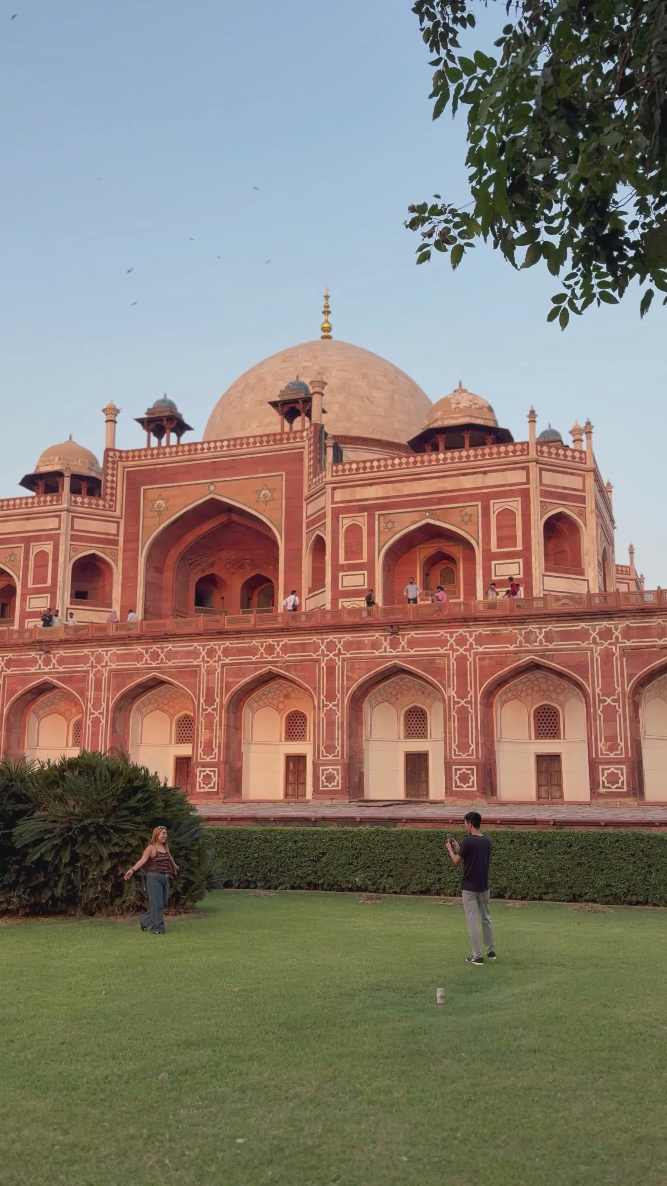 Stunning View of Humayun's Tomb at Twilight Free Stock Video Footage ...