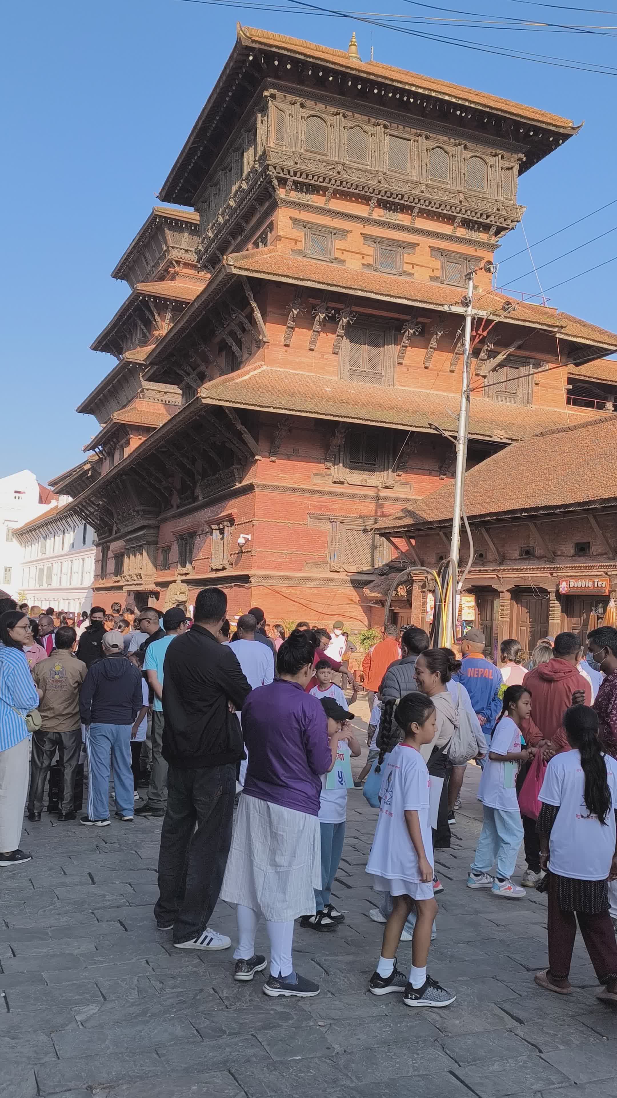 Vibrant Crowd at Kathmandu Durbar Square Free Stock Video Footage ...