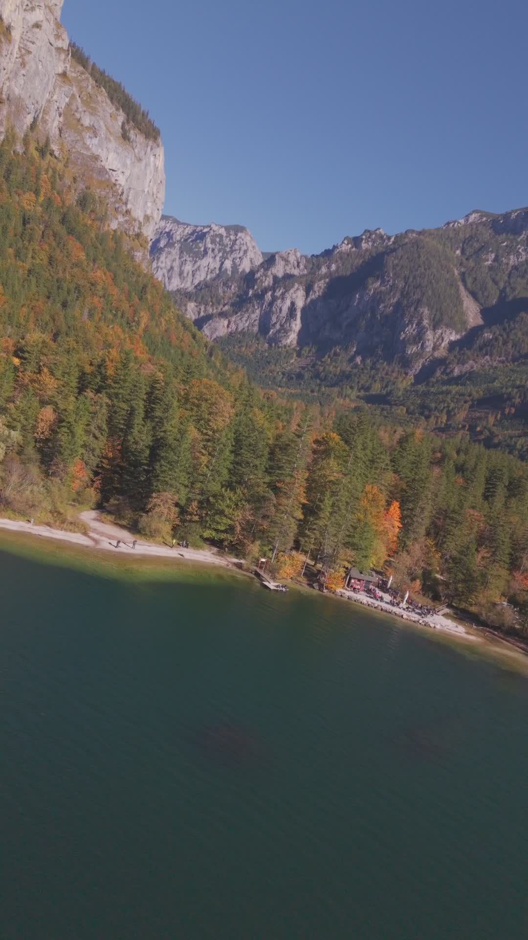 Stunning Aerial View of Königssee Lake in Germany Free Stock Video ...
