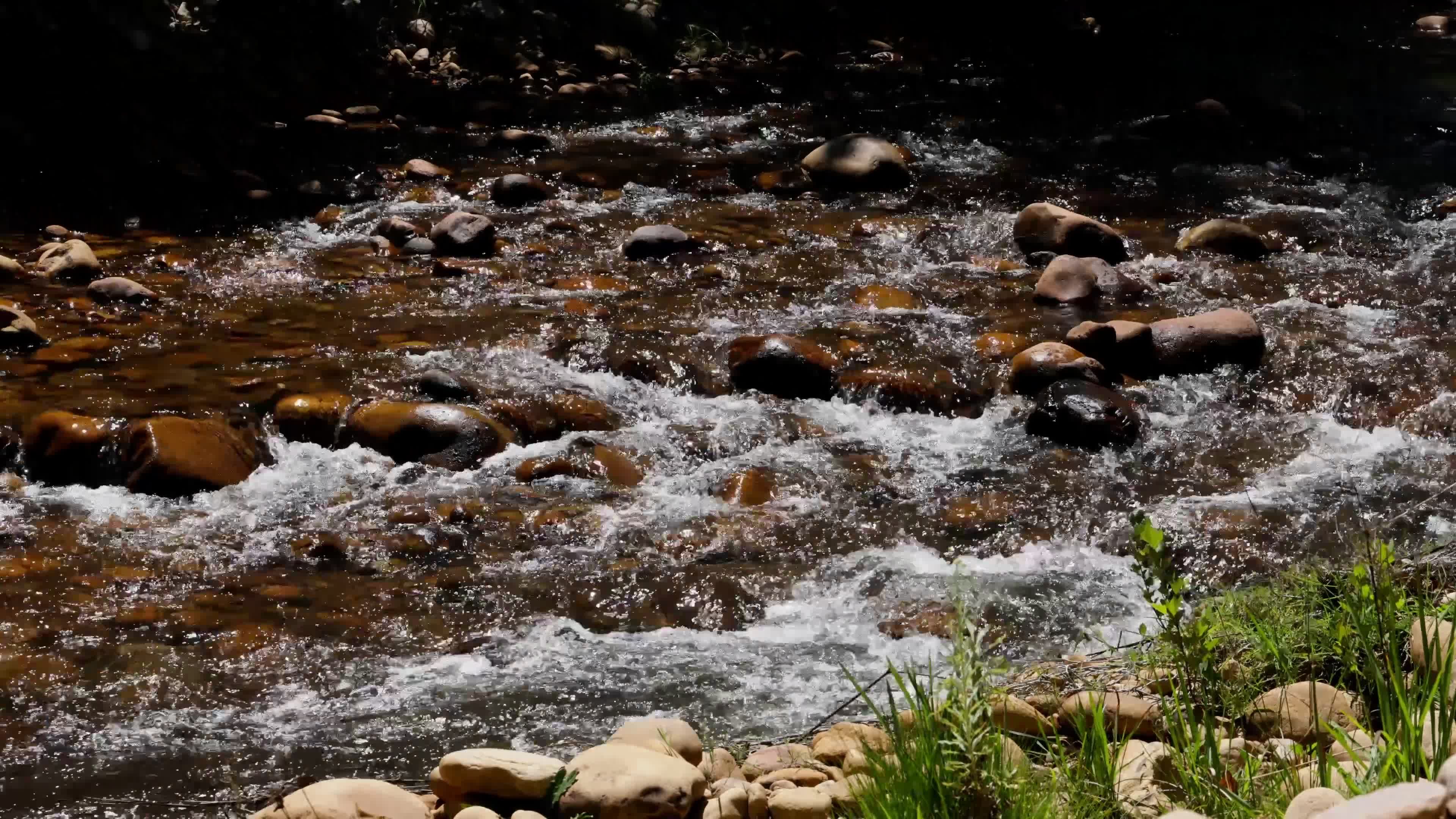 Stream Water Flowing Sound Free Stock Video Footage, Royalty-Free 4K ...