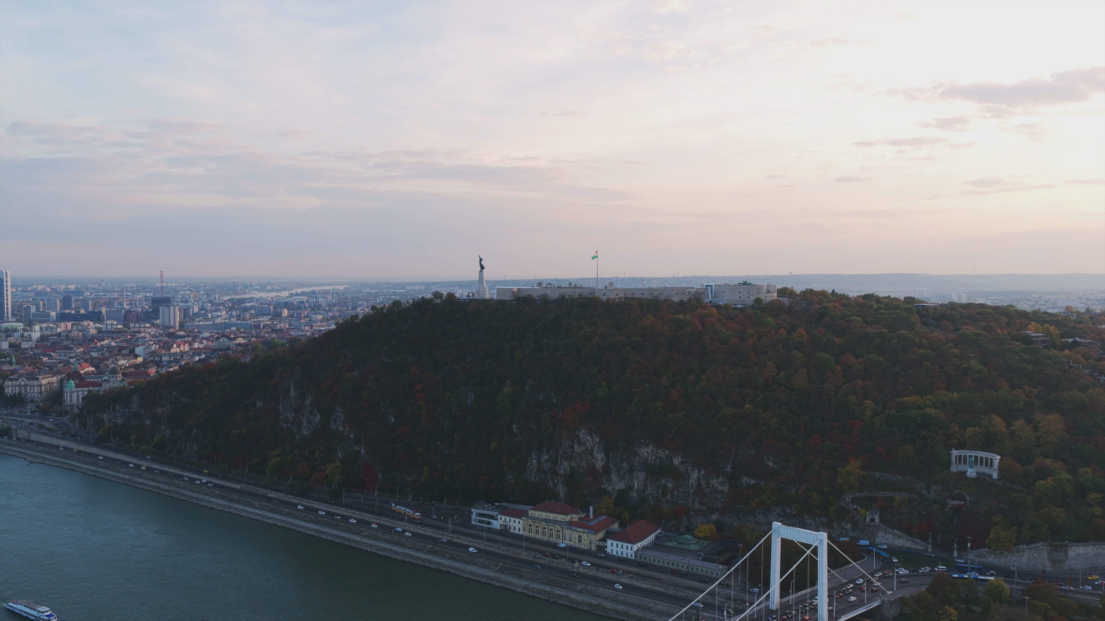 Drone View of Budapest's Iconic Landscape Free Stock Video Footage ...