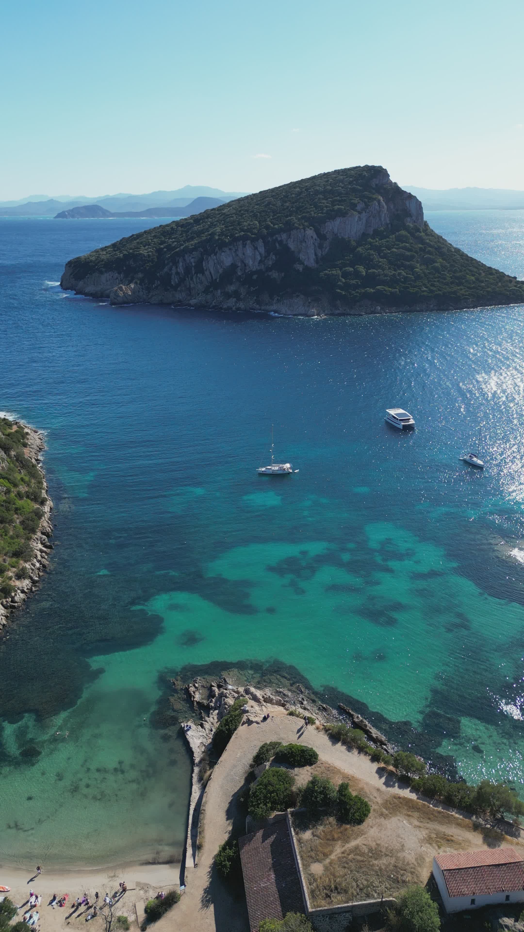 Stunning Sardinia Aerial Beach View at Sunset Free Stock Video Footage ...