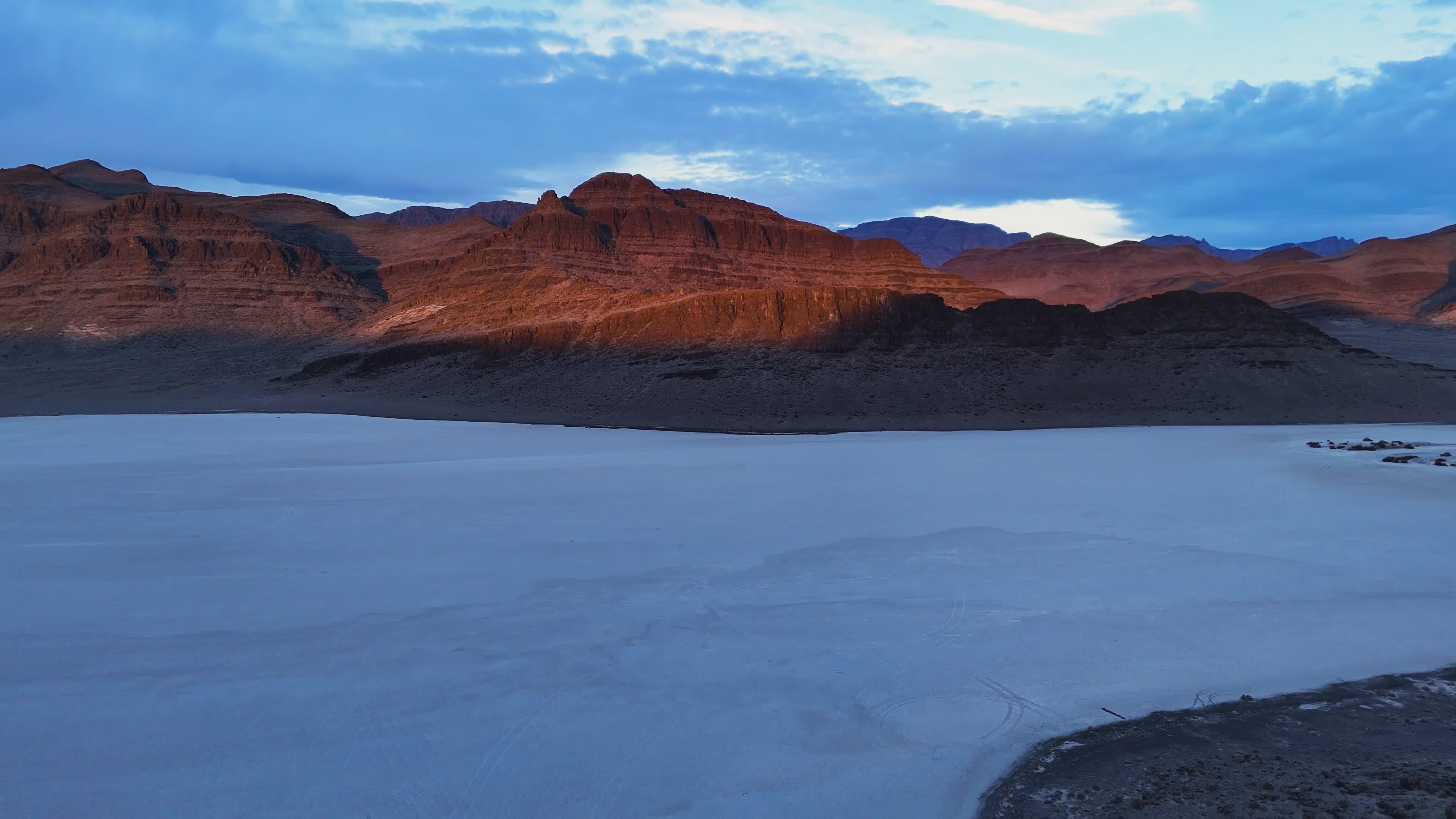 Dramatic Sunrise over Utah's Great Salt Flats Free Stock Video Footage ...