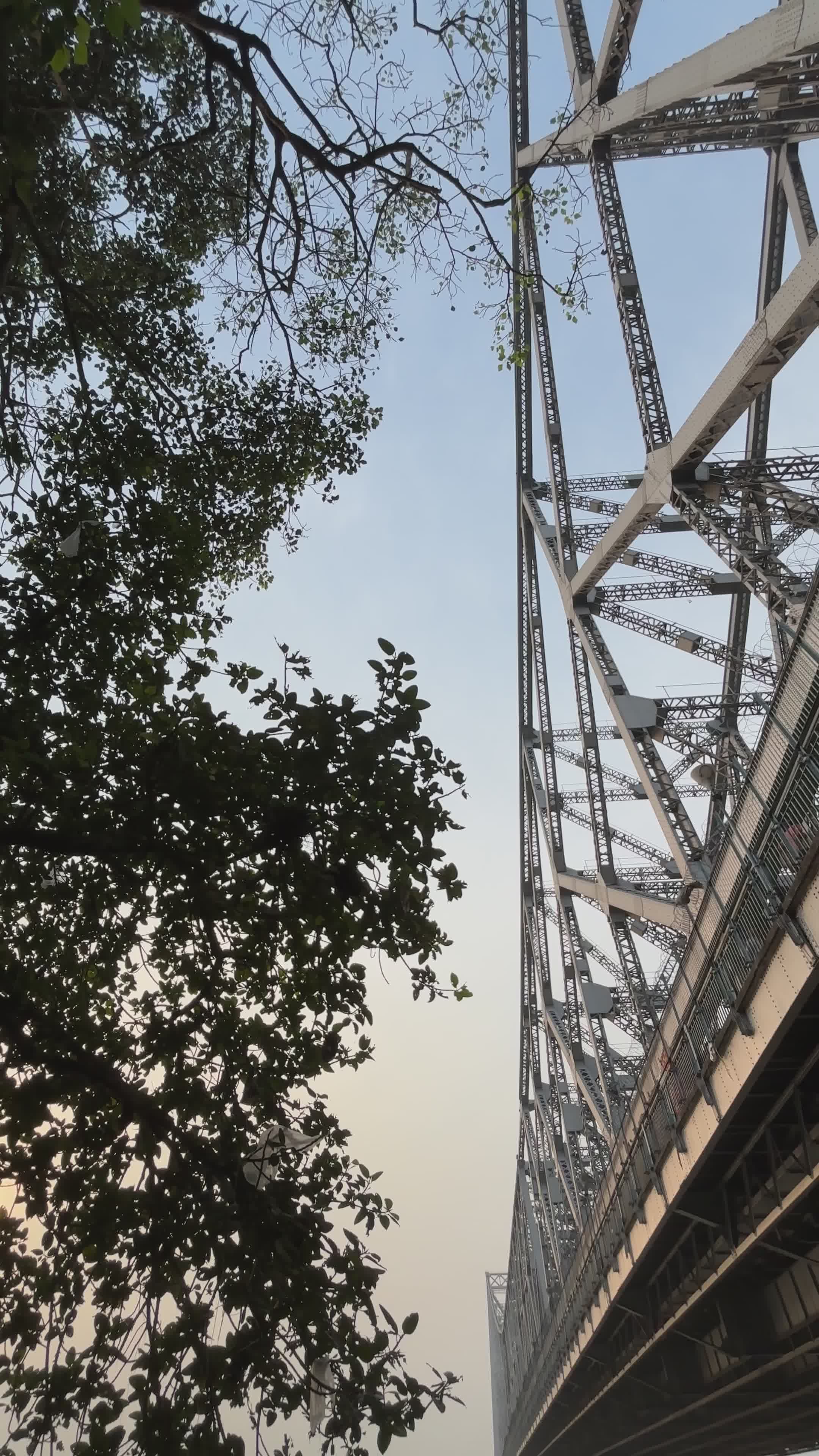 Iconic Howrah Bridge Over the Ganges River Free Stock Video Footage ...