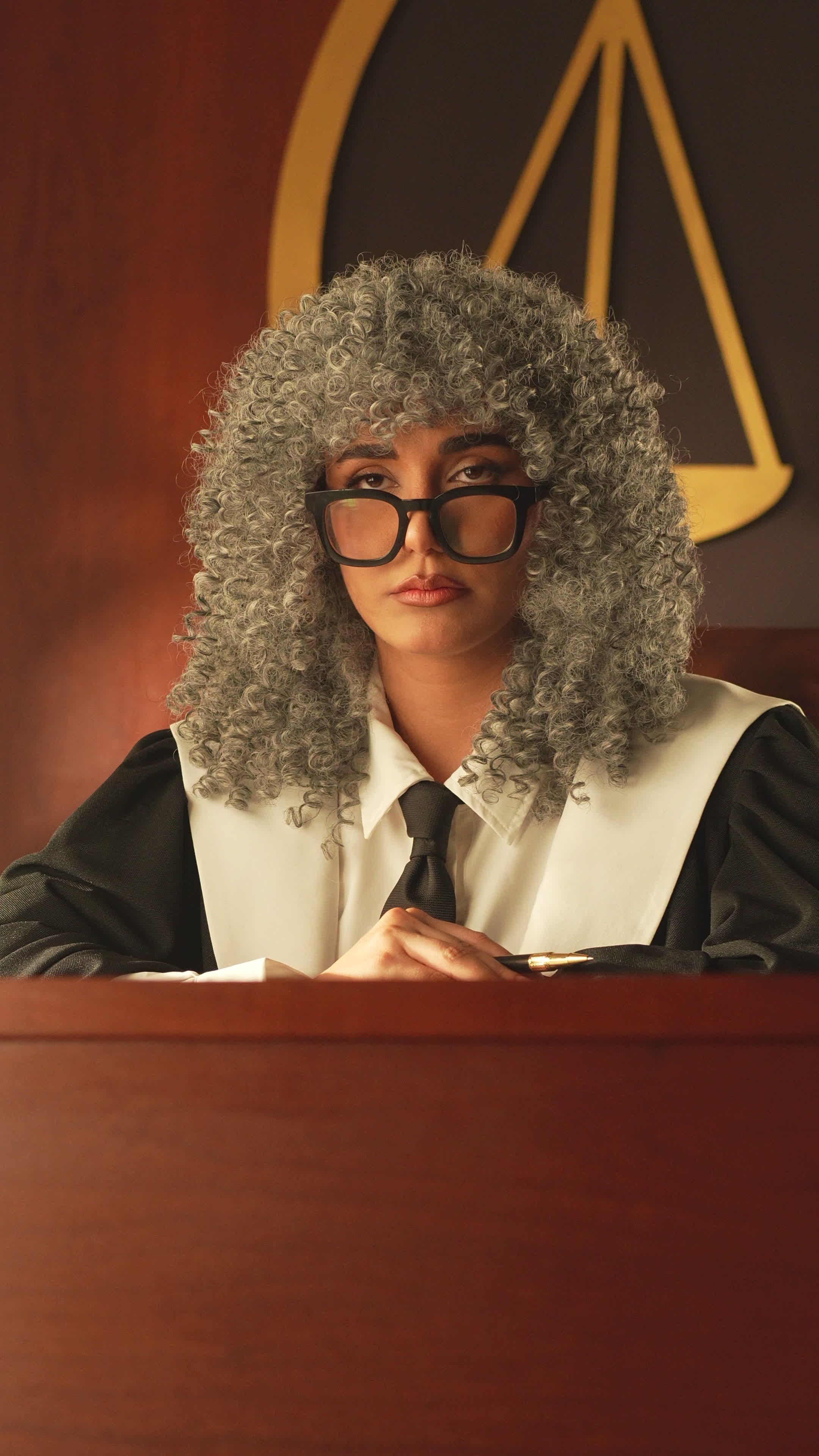 Judge in Wig Presiding over Courtroom Hearing Free Stock Video Footage ...