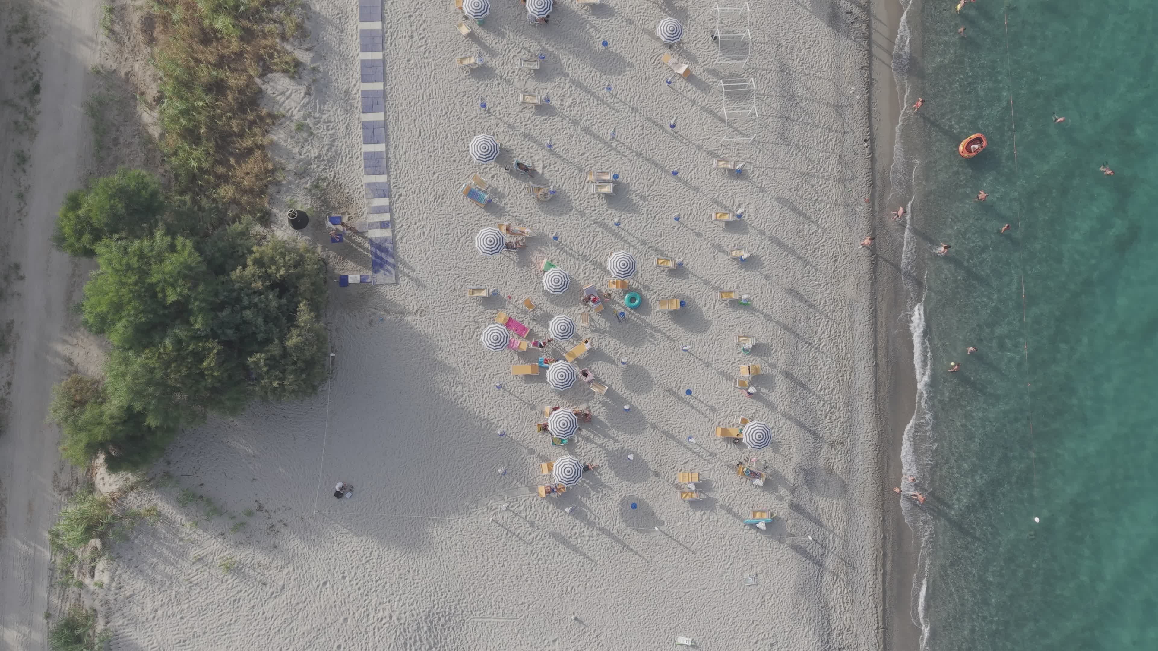 Aerial View of Calabria's Stunning Beaches Free Stock Video Footage ...