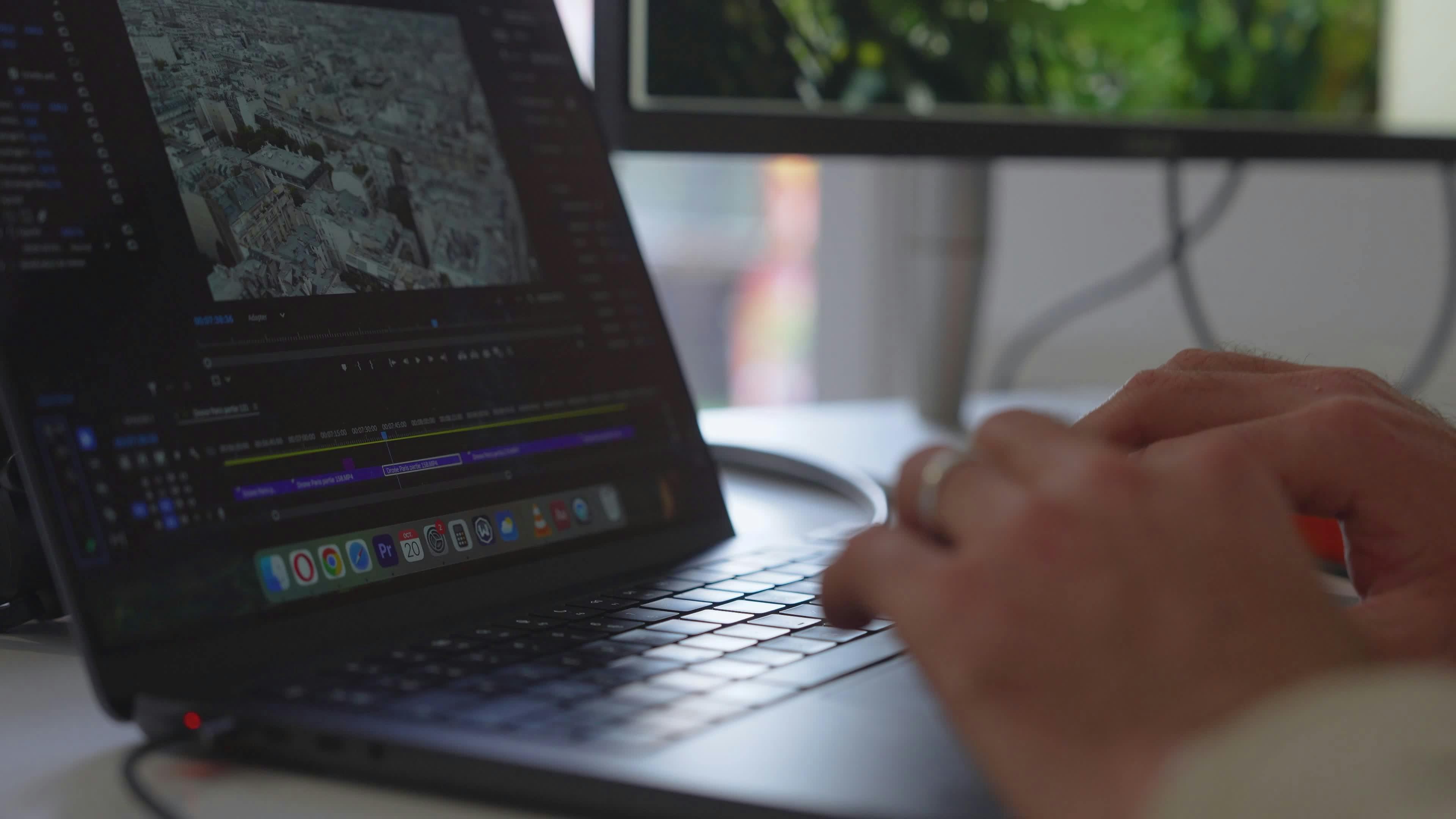 Professional Video Editing on Laptop Free Stock Video Footage, Royalty ...