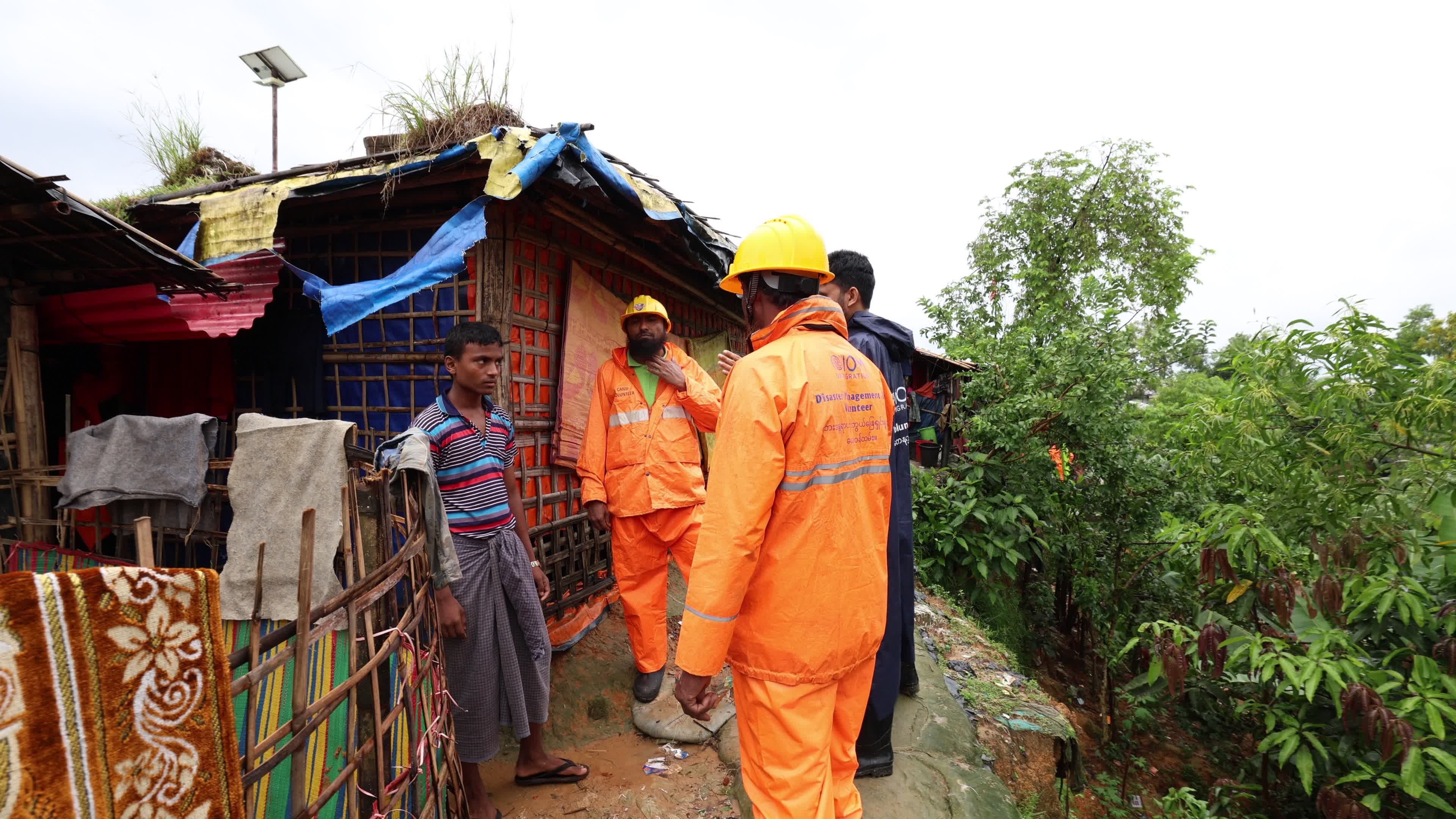 Emergency Response Team at Rohingya Camp in Crisis Free Stock Video ...