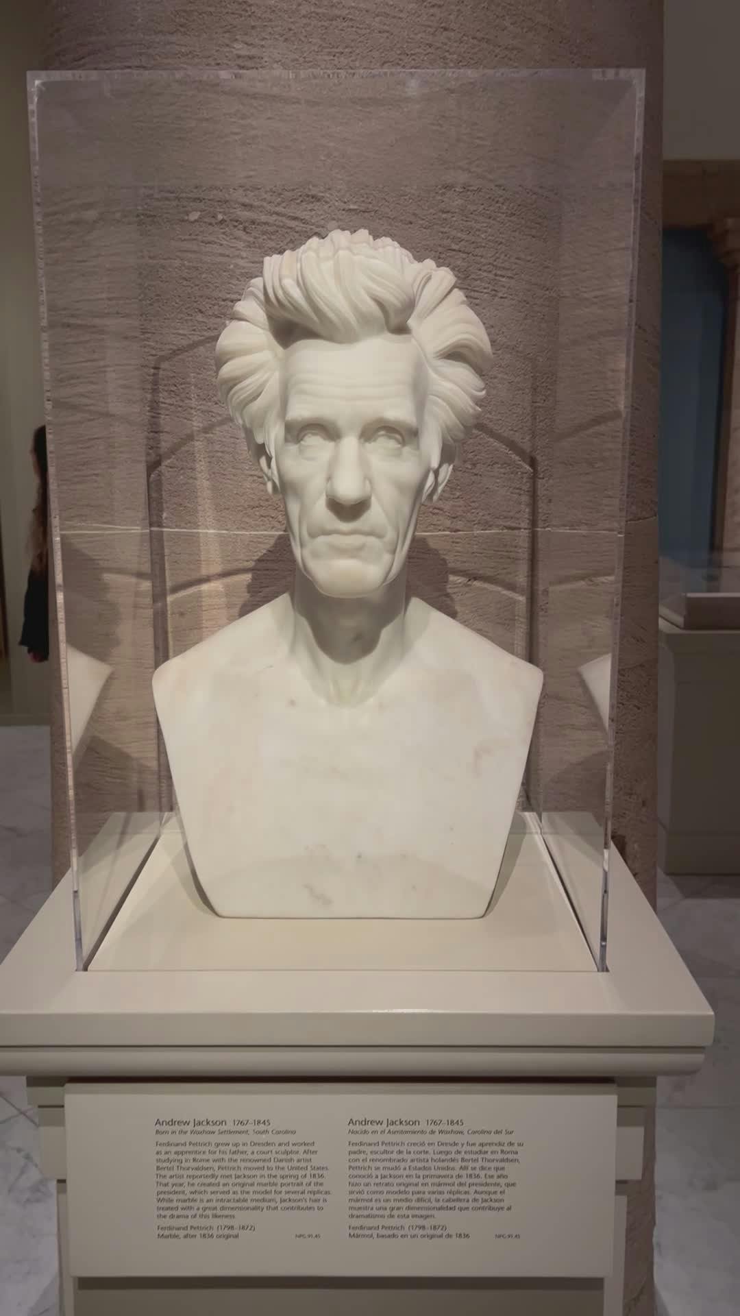 Marble Bust of Historical Figure in Museum Free Stock Video Footage ...