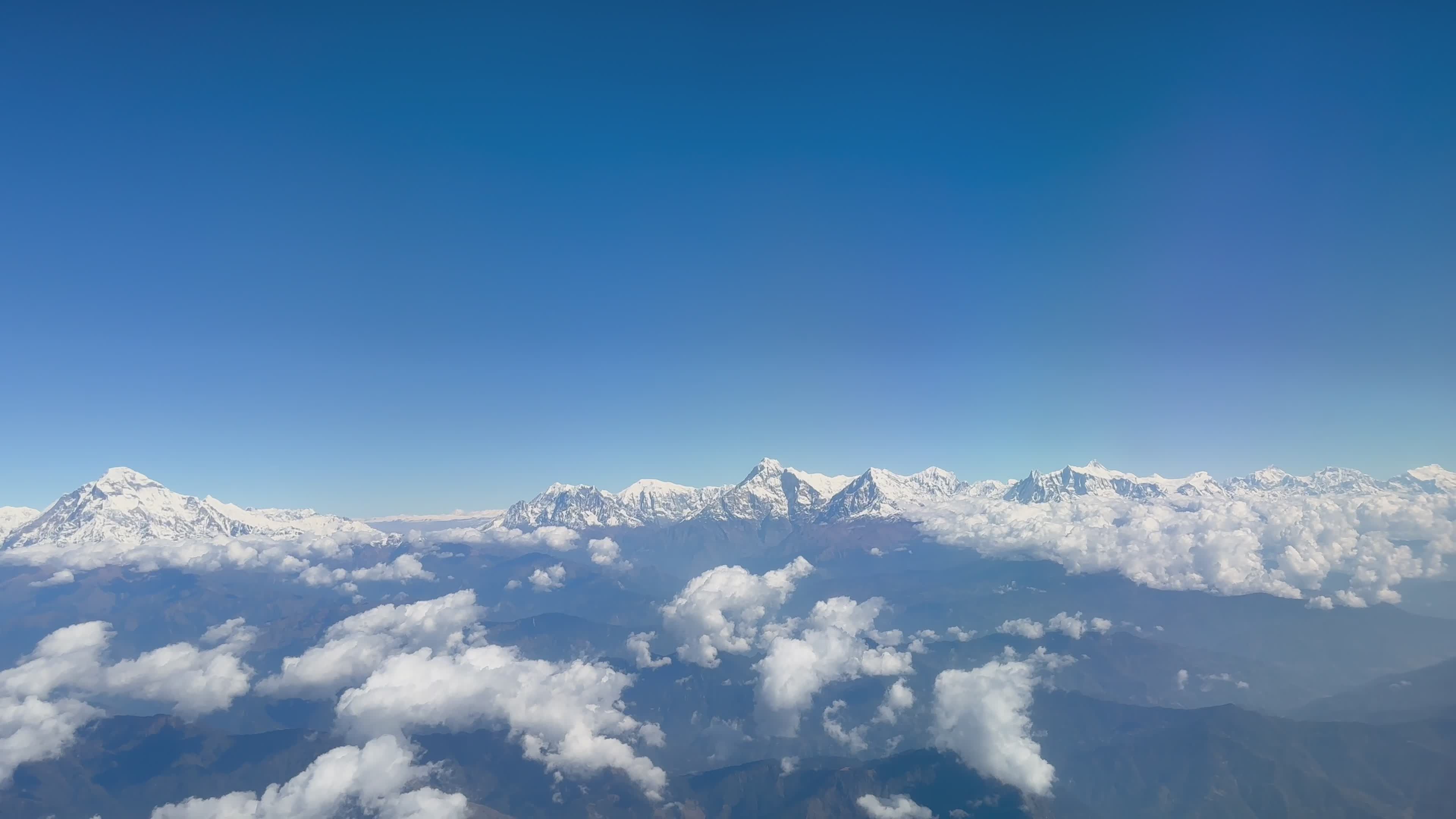 Majestic Himalayan Mountain Aerial View Free Stock Video Footage ...