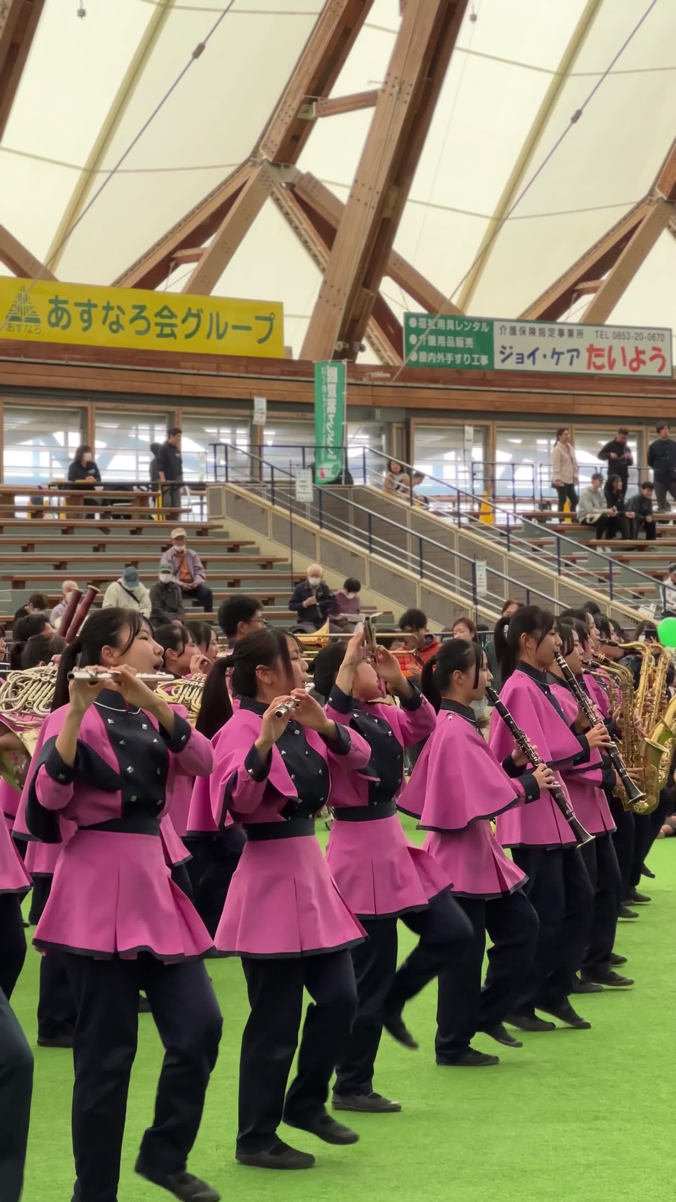 Colorful Marching Band Performance Indoors Free Stock Video Footage ...