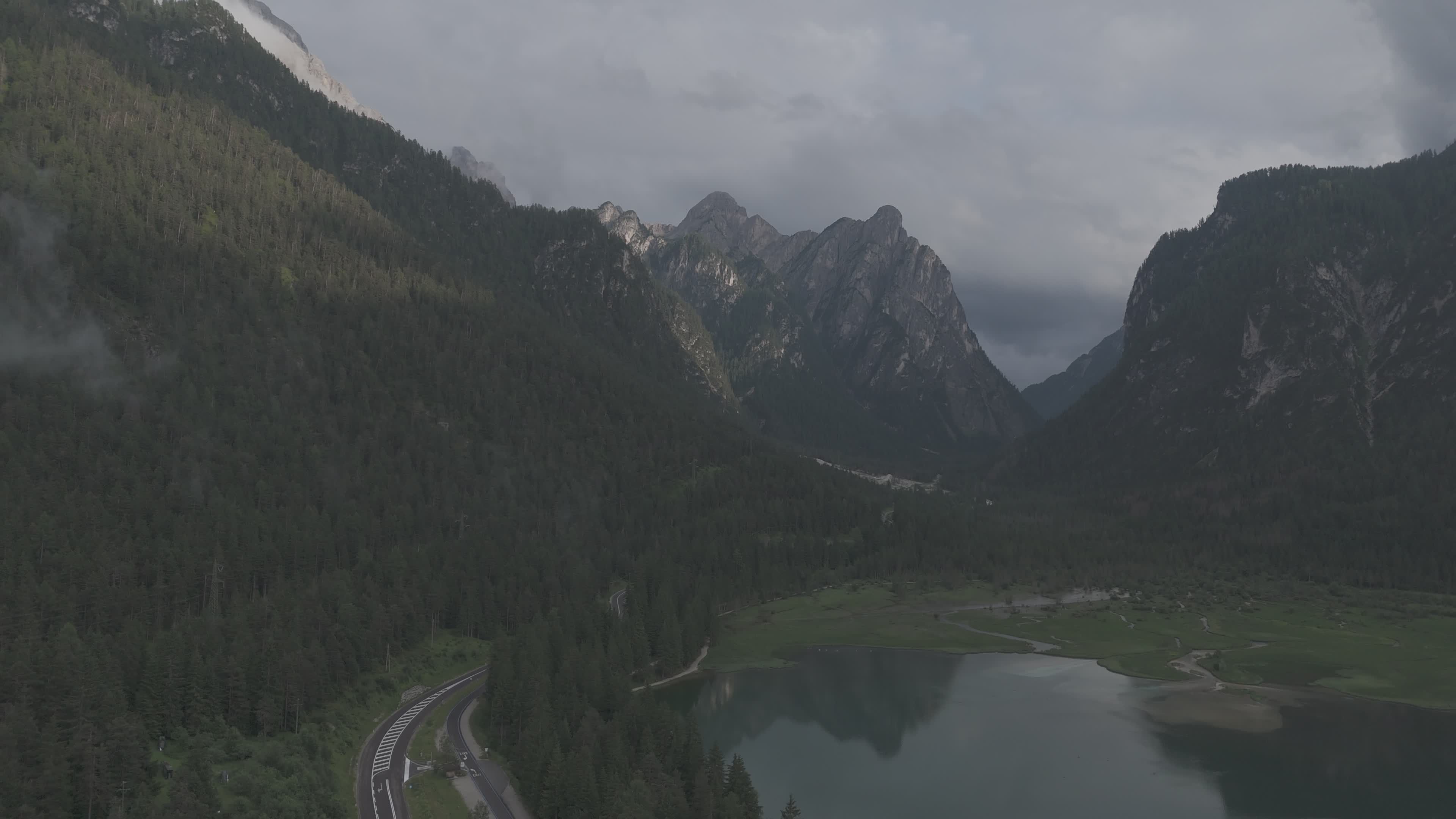 Scenic Aerial View of Mountain Landscape Free Stock Video Footage ...