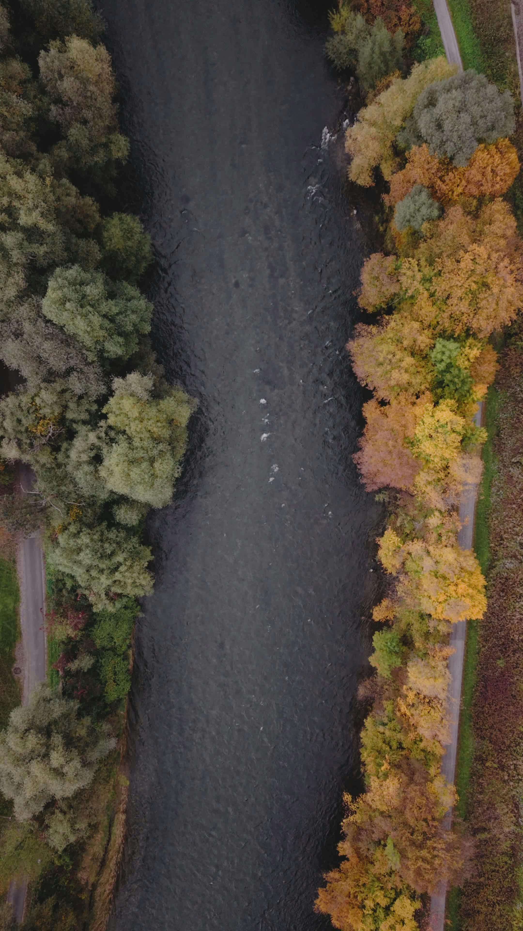 Aerial View of Bolu's Serene Lake and Pathway Free Stock Video Footage ...