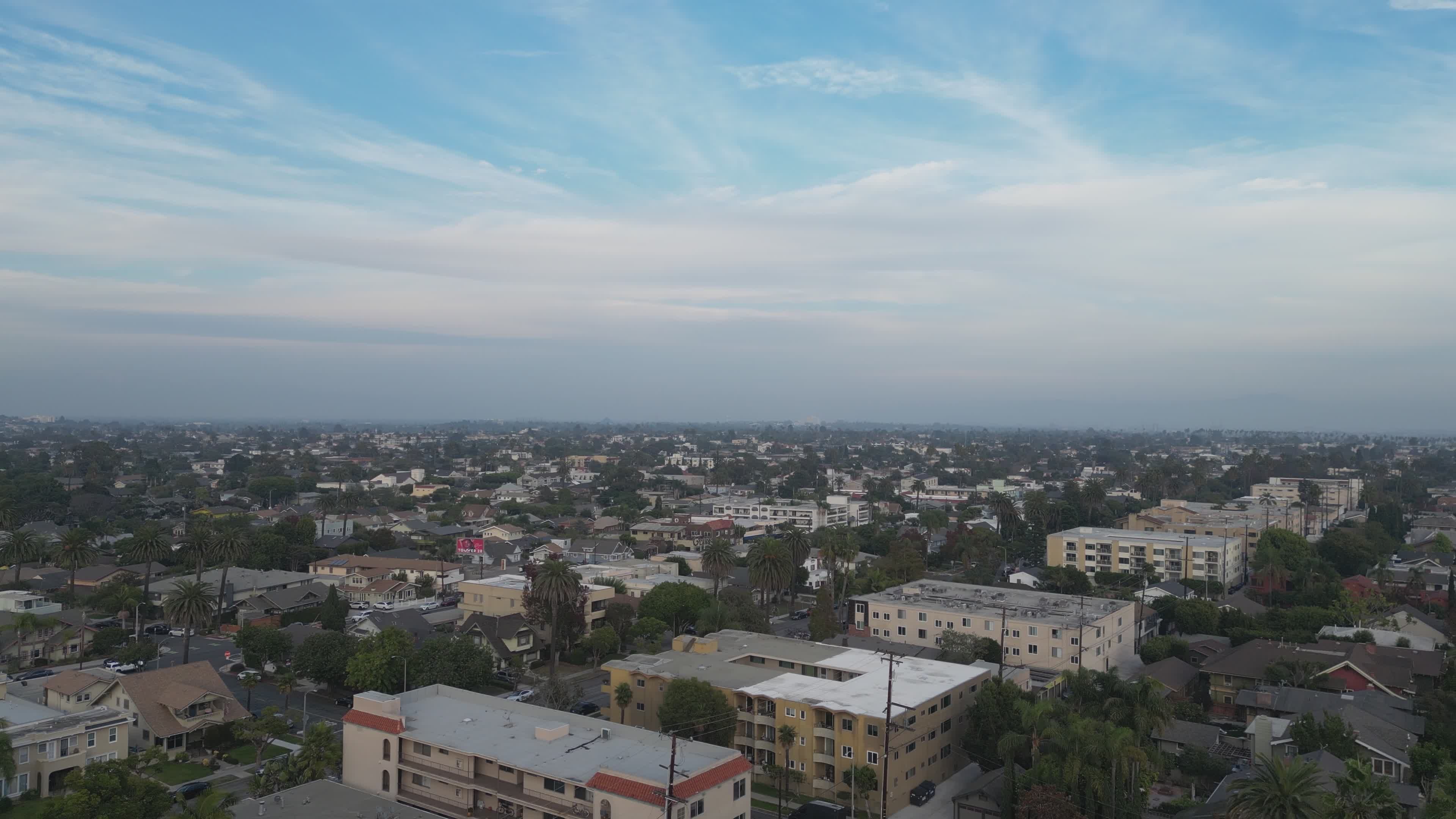Aerial View of Southern California Suburb Free Stock Video Footage ...
