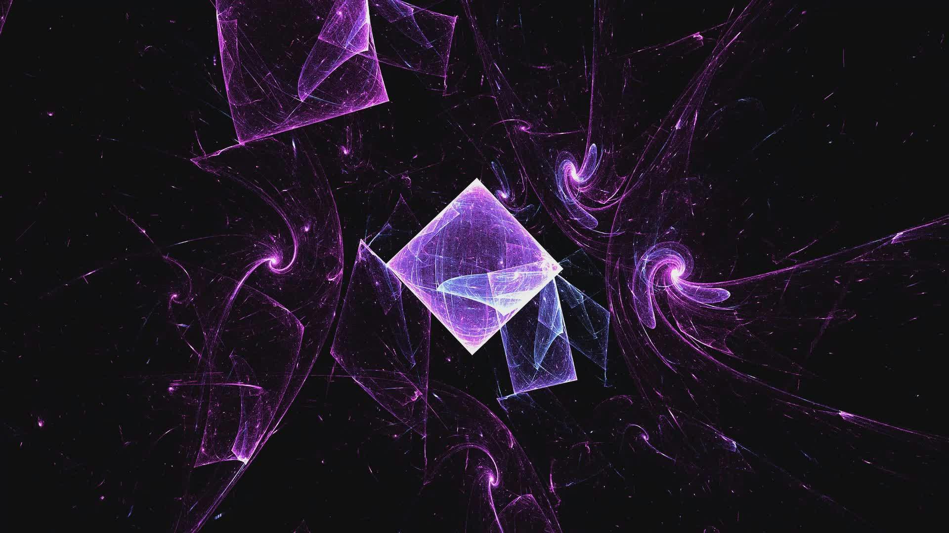 Abstract Geometric Animation with Vibrant Colors Free Stock Video ...