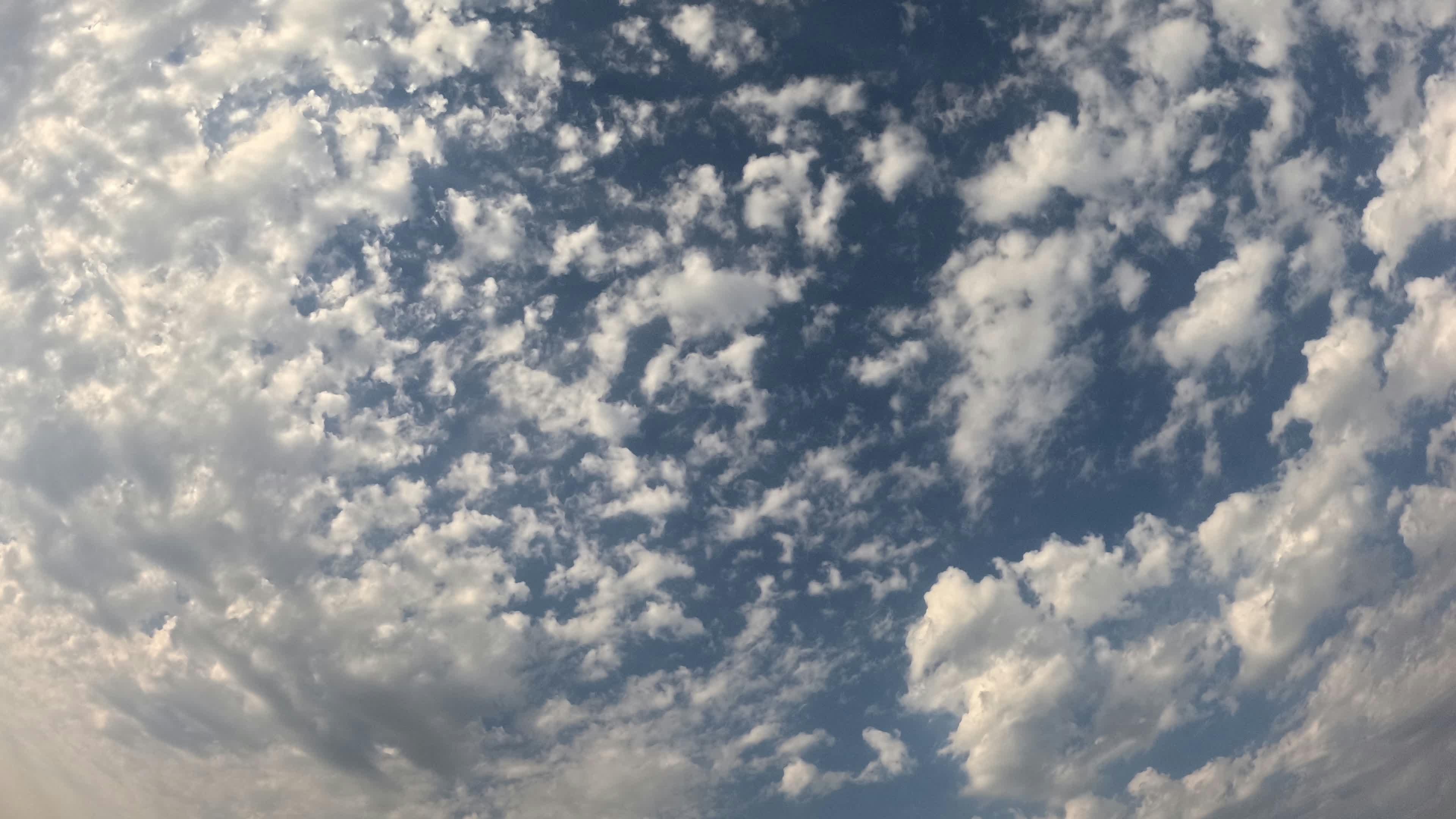 Timelapse of a Beautiful Cloudscape in Blue Sky Free Stock Video ...