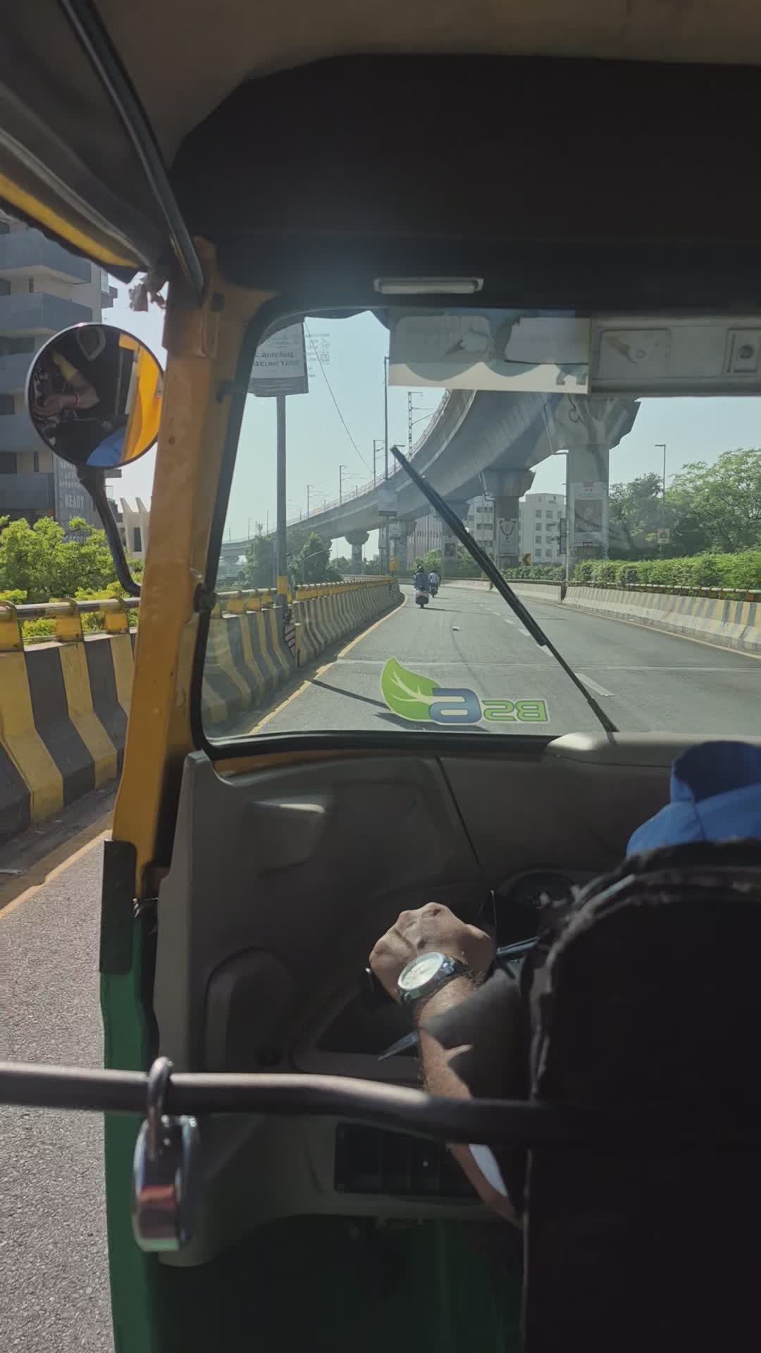 Exploring Jaipur by Auto Rickshaw on a Sunny Day Free Stock Video ...
