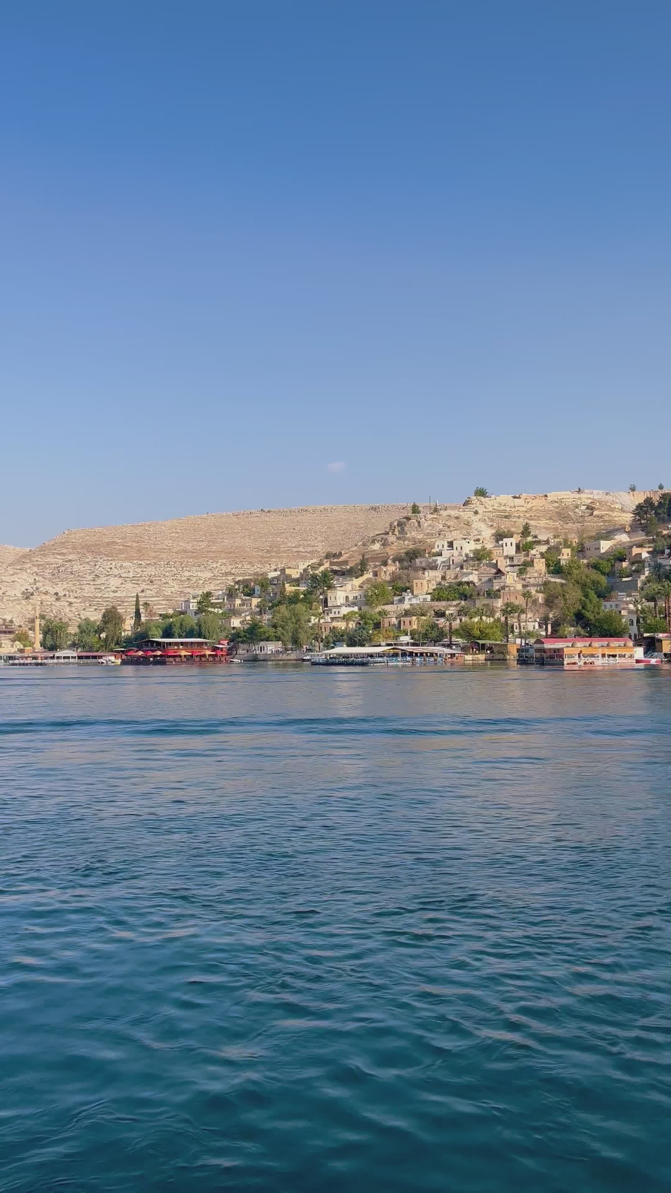 Scenic View of Halfeti's Submerged Minaret Free Stock Video Footage ...