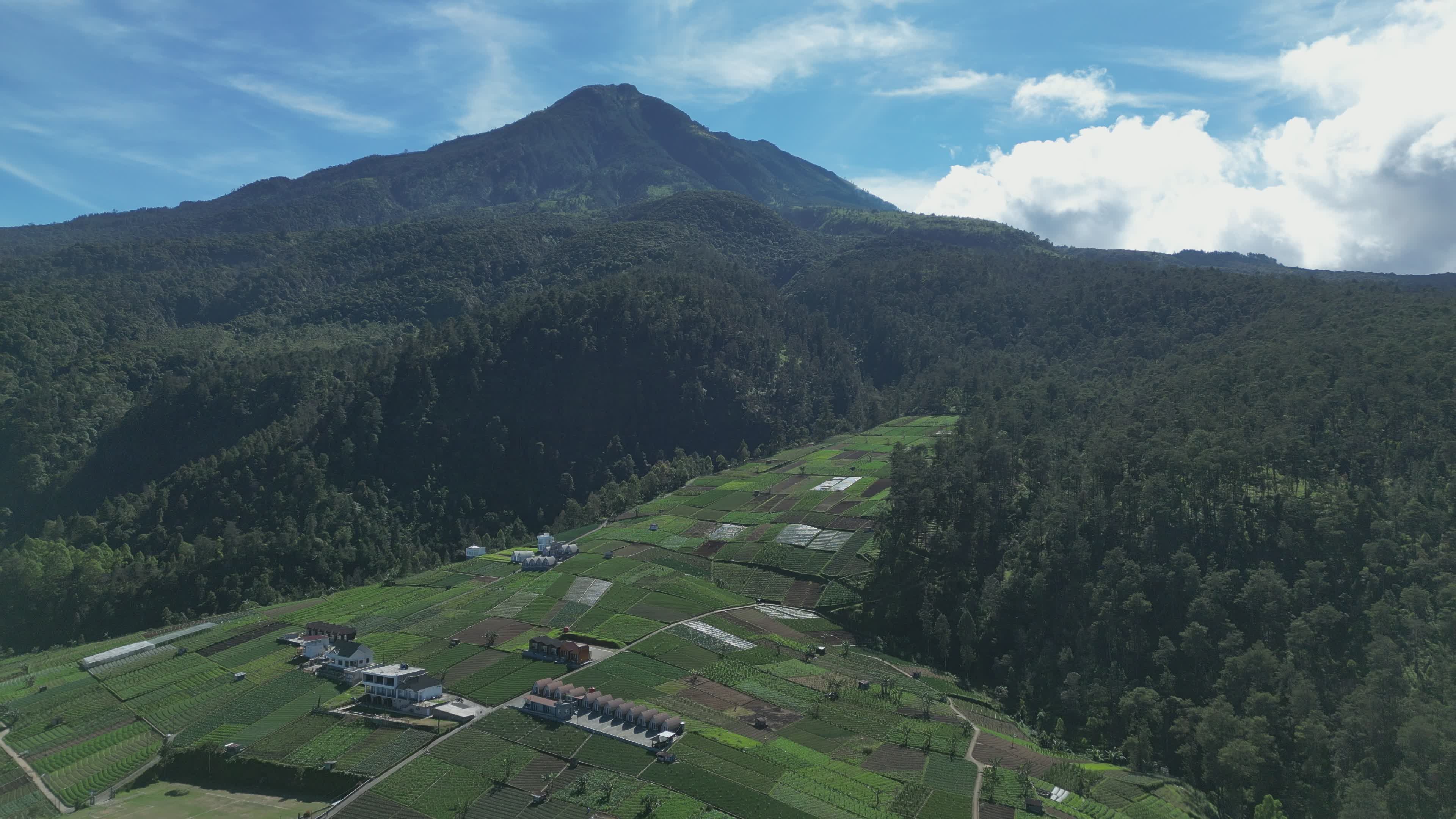 Scenic Aerial View of Mountain Landscape Free Stock Video Footage ...