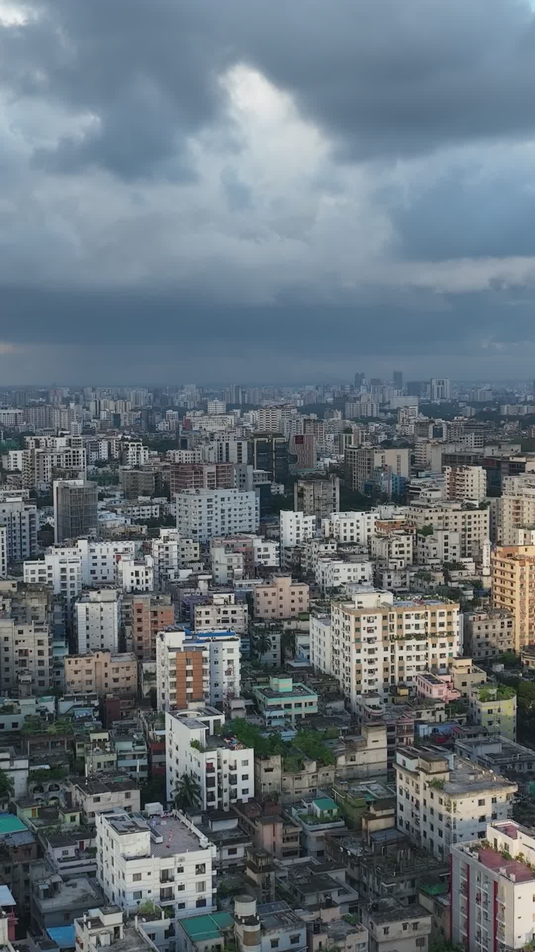 Stunning Aerial View of Dhaka Cityscape Free Stock Video Footage ...