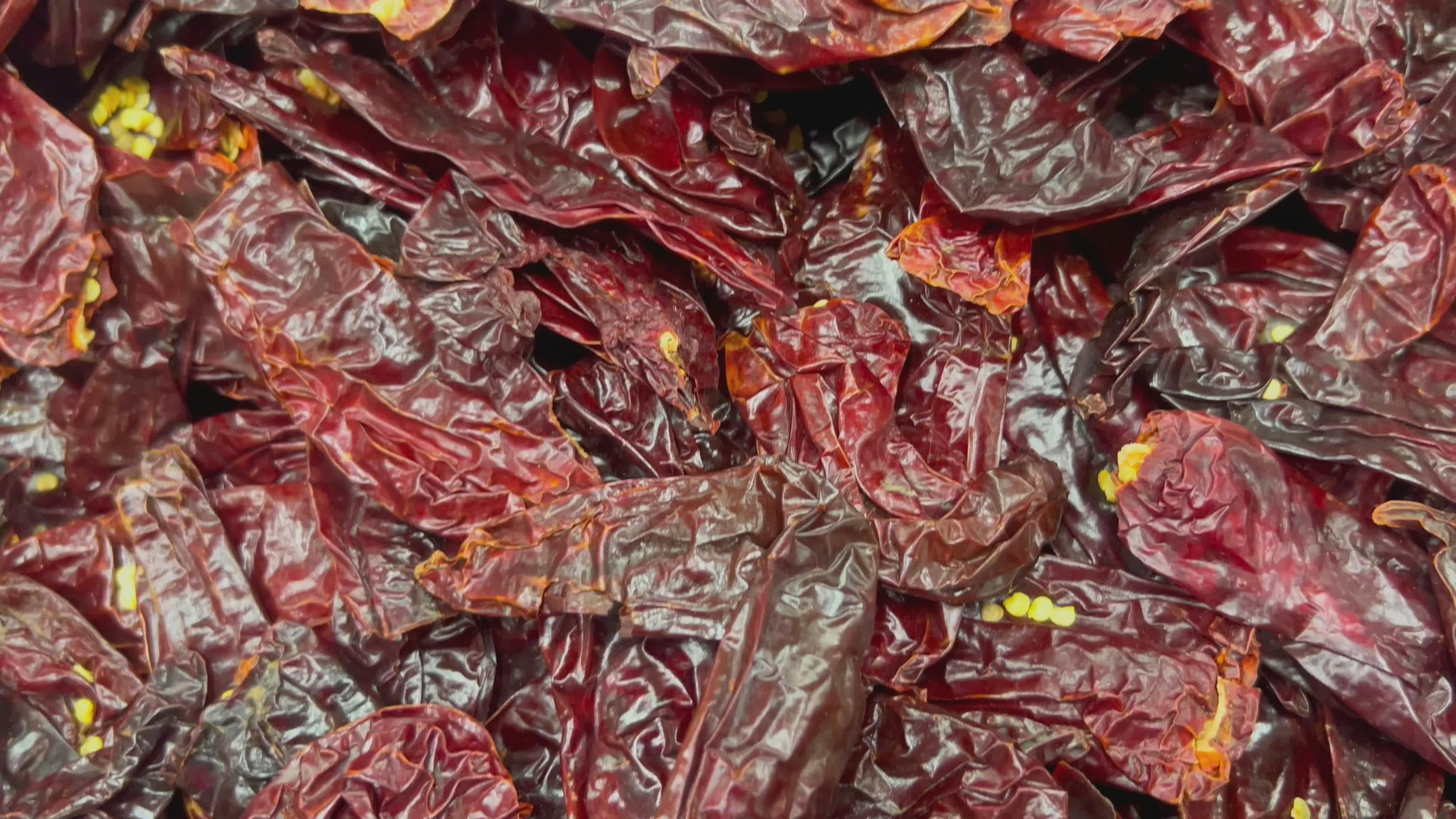 Close-Up of Red Chili Peppers Free Stock Video Footage, Royalty-Free 4K ...