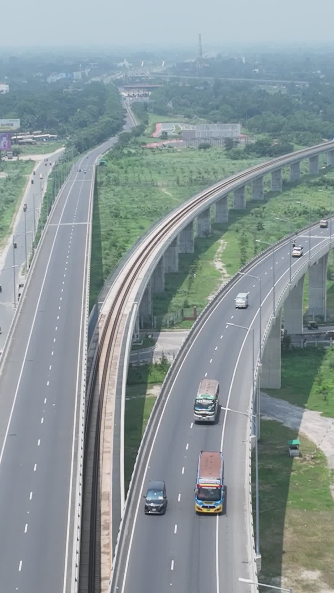 Aerial View of Padma Bridge in Bangladesh Free Stock Video Footage ...