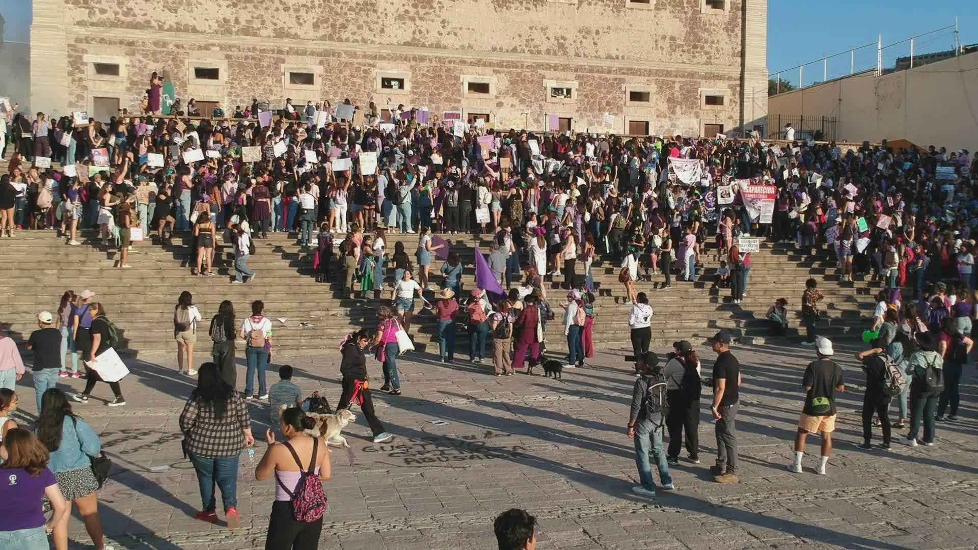 Large Crowd at Outdoor Protest Gathering Free Stock Video Footage ...