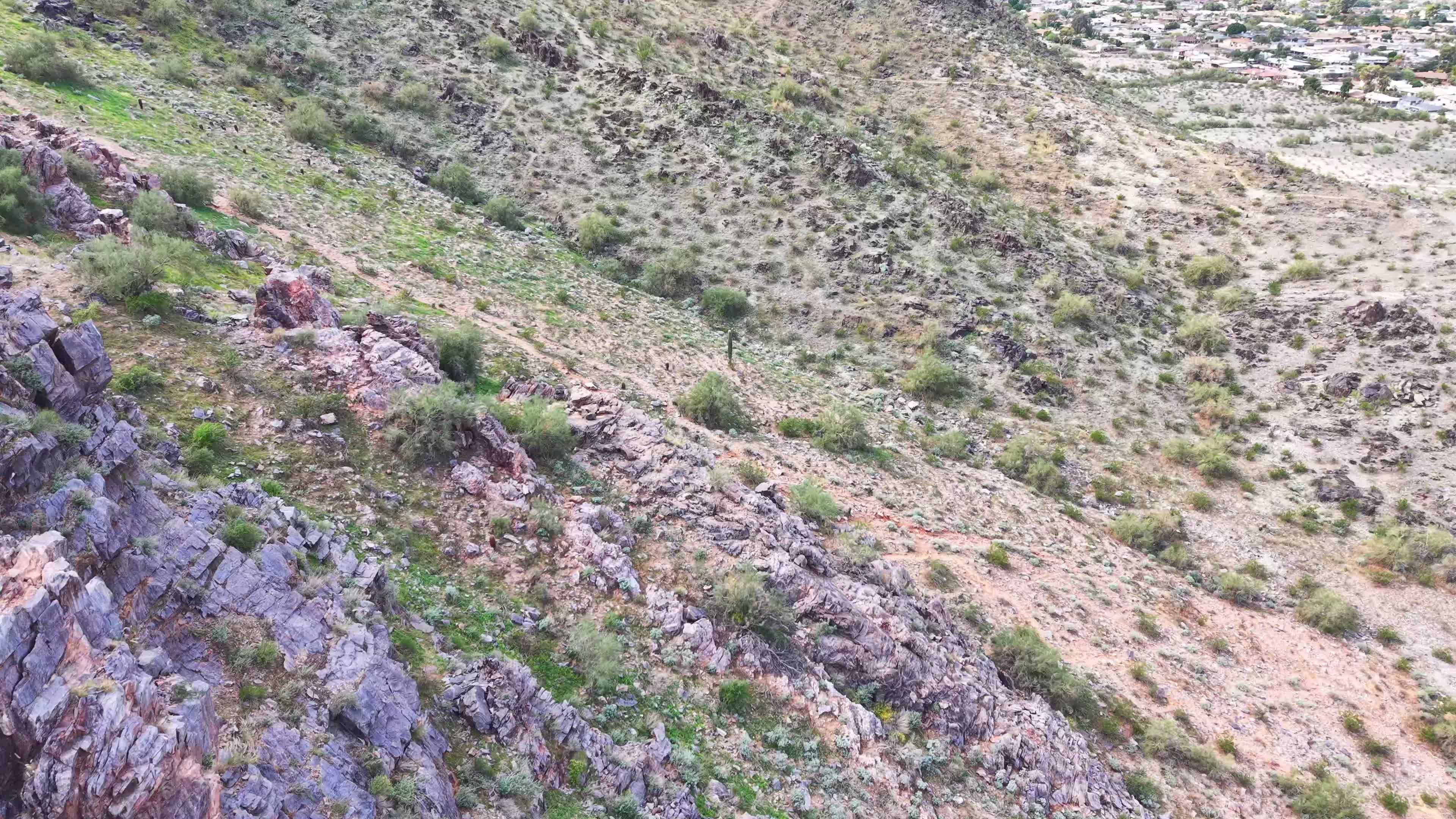 Stunning 4K Aerial Footage of Arizona Hillside Free Stock Video Footage ...