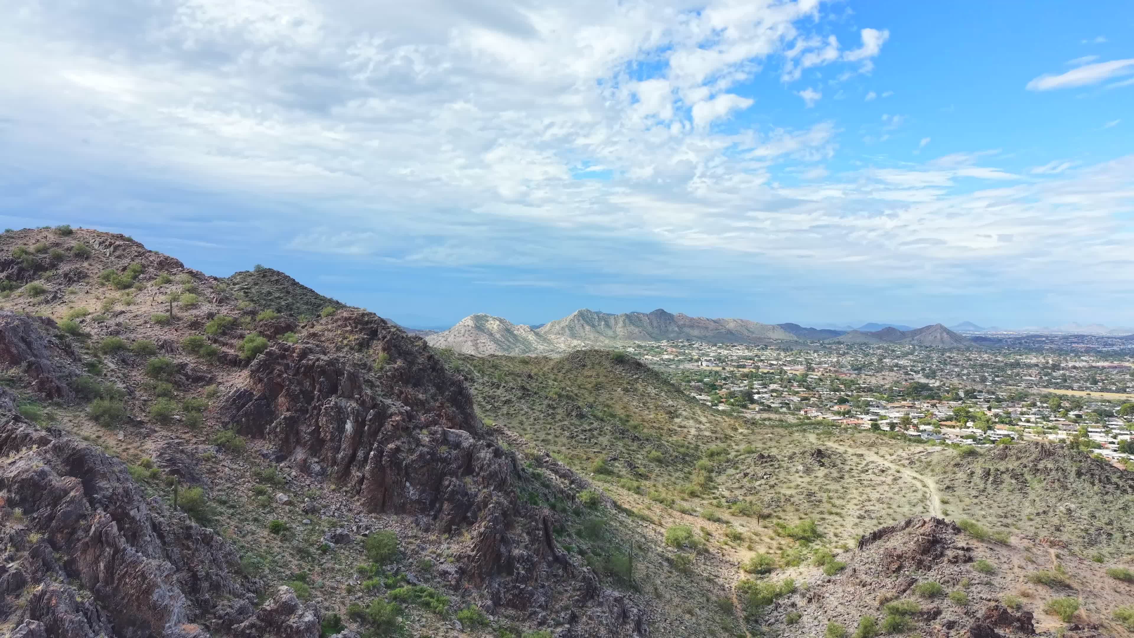 Stunning Aerial View of Arizona Mountains Free Stock Video Footage ...