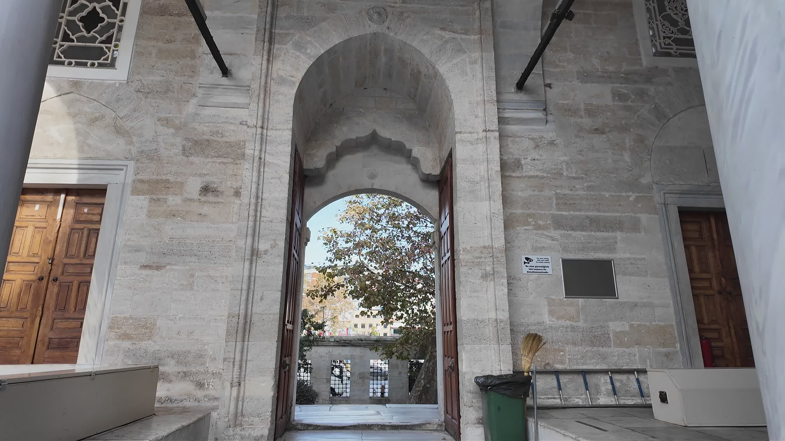 Historic Arched Stone Gate in Tranquil Setting Free Stock Video Footage ...