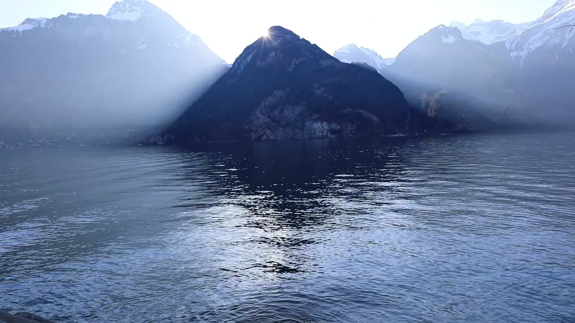 คลังวิดีโอฟรีของ 4k, bergsee, schweiz, schweizer alpen, sunstar ...