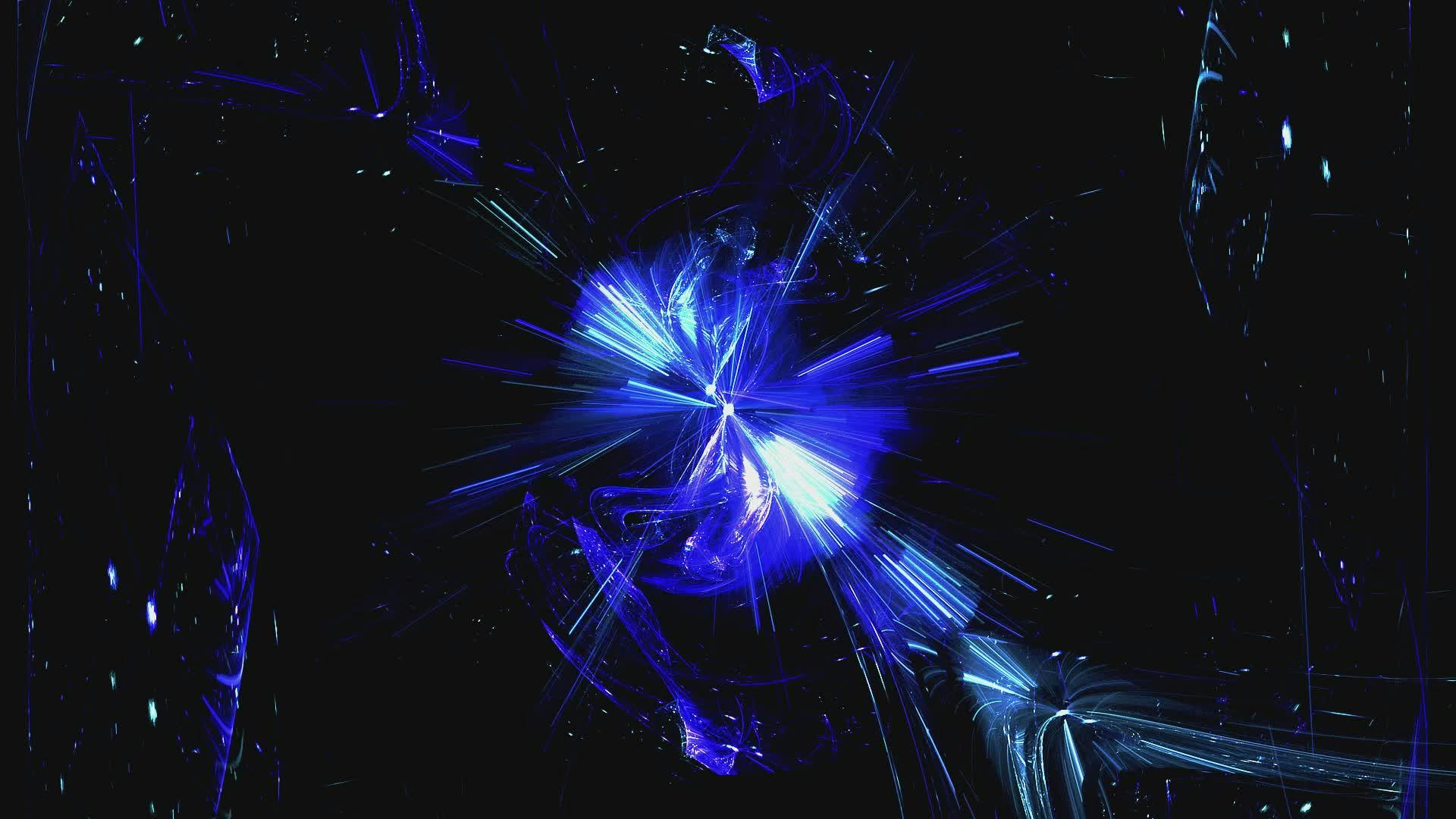 Stunning Abstract Blue Particle Animation Free Stock Video Footage ...