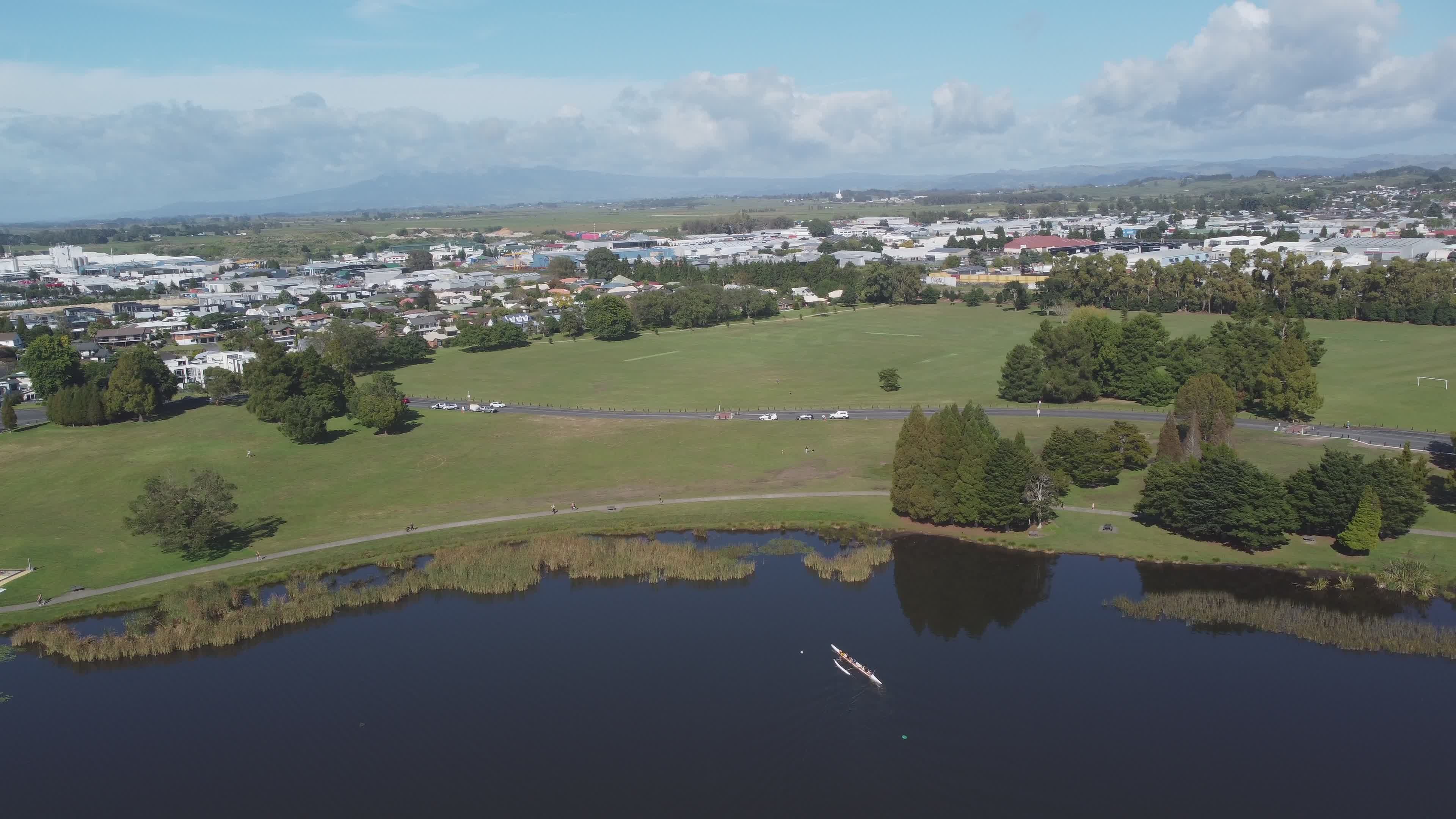 Scenic Aerial View of Hamilton, New Zealand Free Stock Video Footage ...