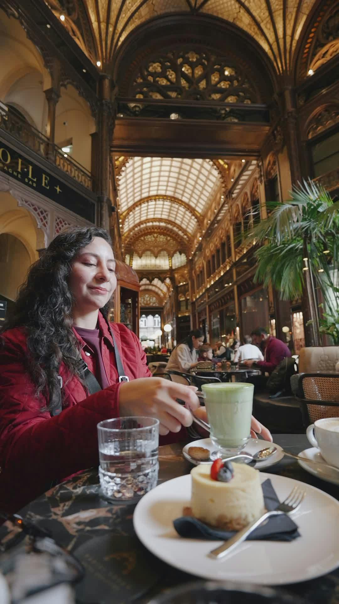 Elegant Dining Experience at Parisi Udvar Cafe Free Stock Video Footage ...