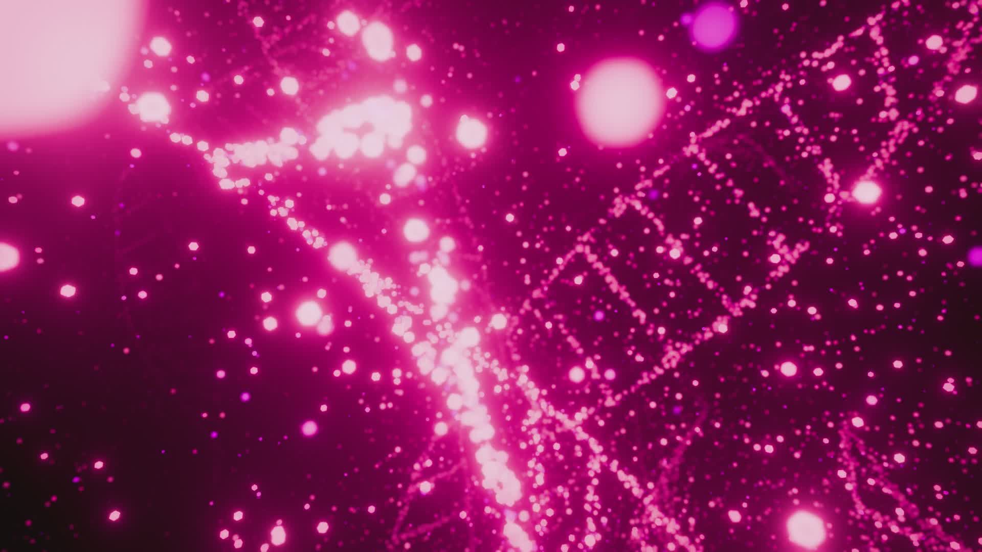 Glowing Pink DNA Double Helix Animation Free Stock Video Footage ...
