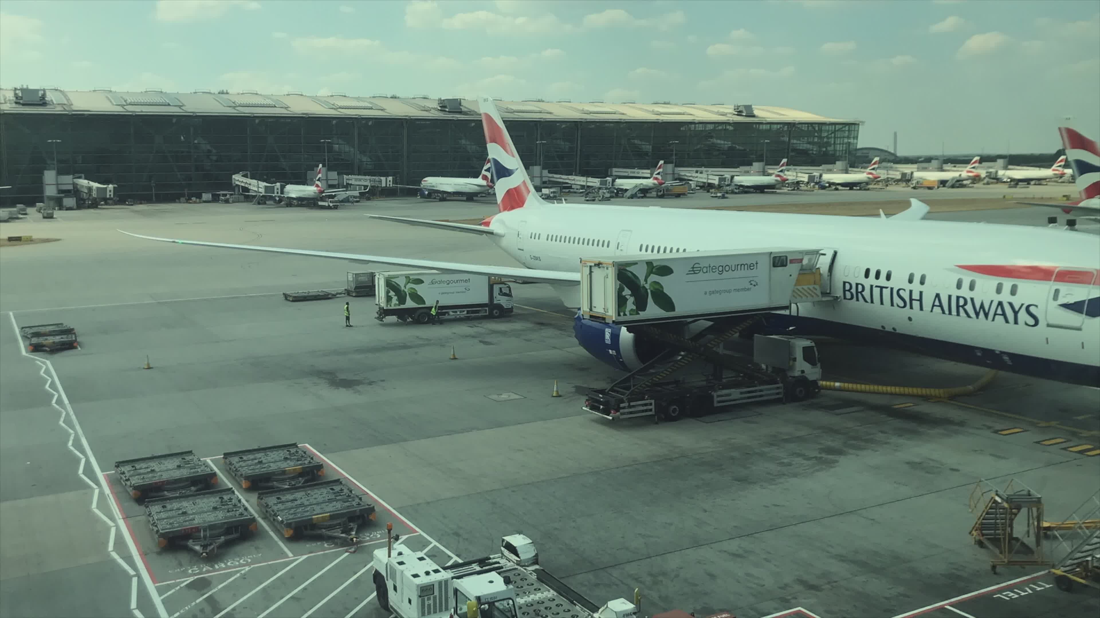 Timelapse of British Airways at Heathrow Airport Free Stock Video ...