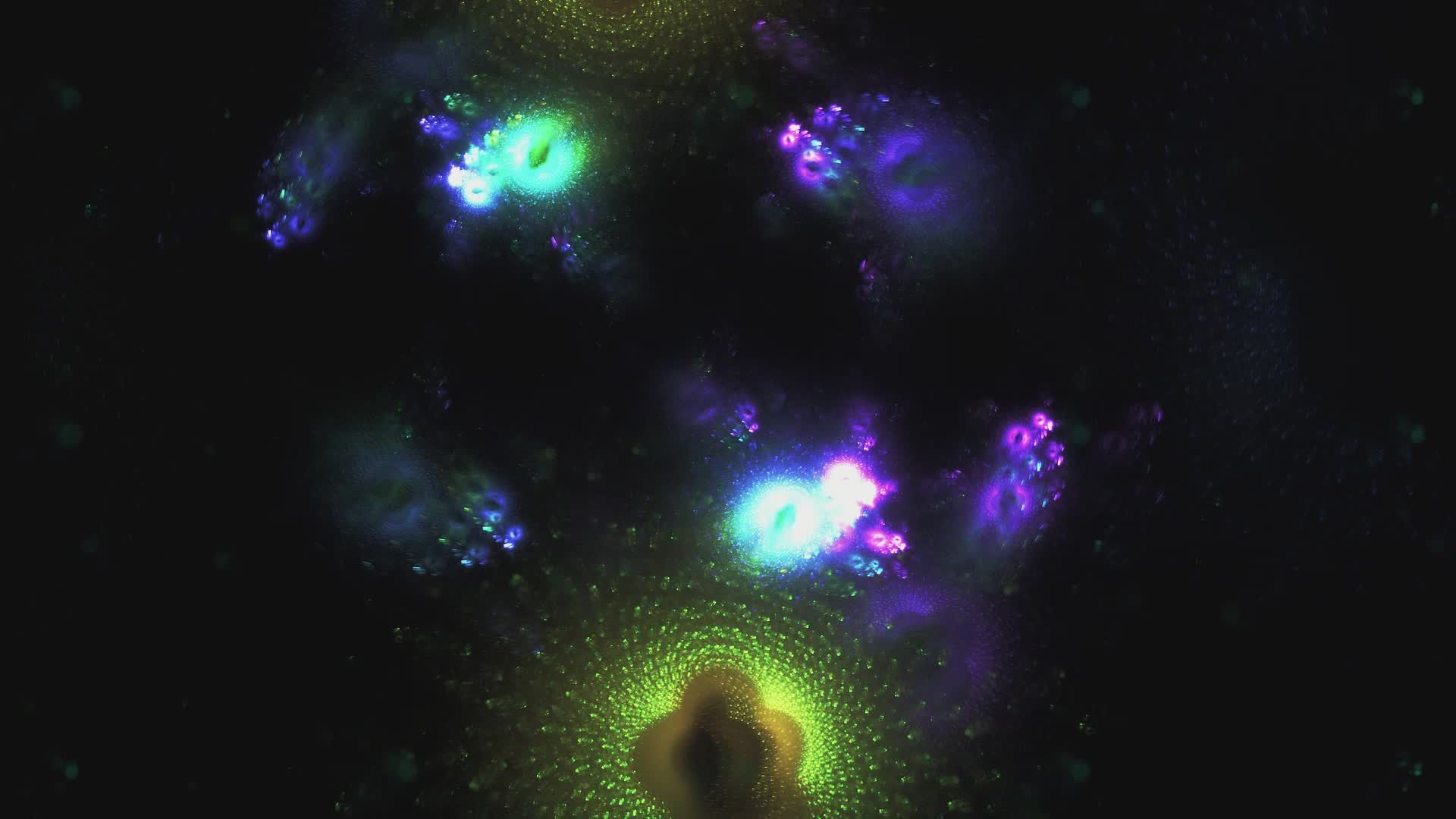 Colorful Abstract Cosmic Animation Loop Free Stock Video Footage ...