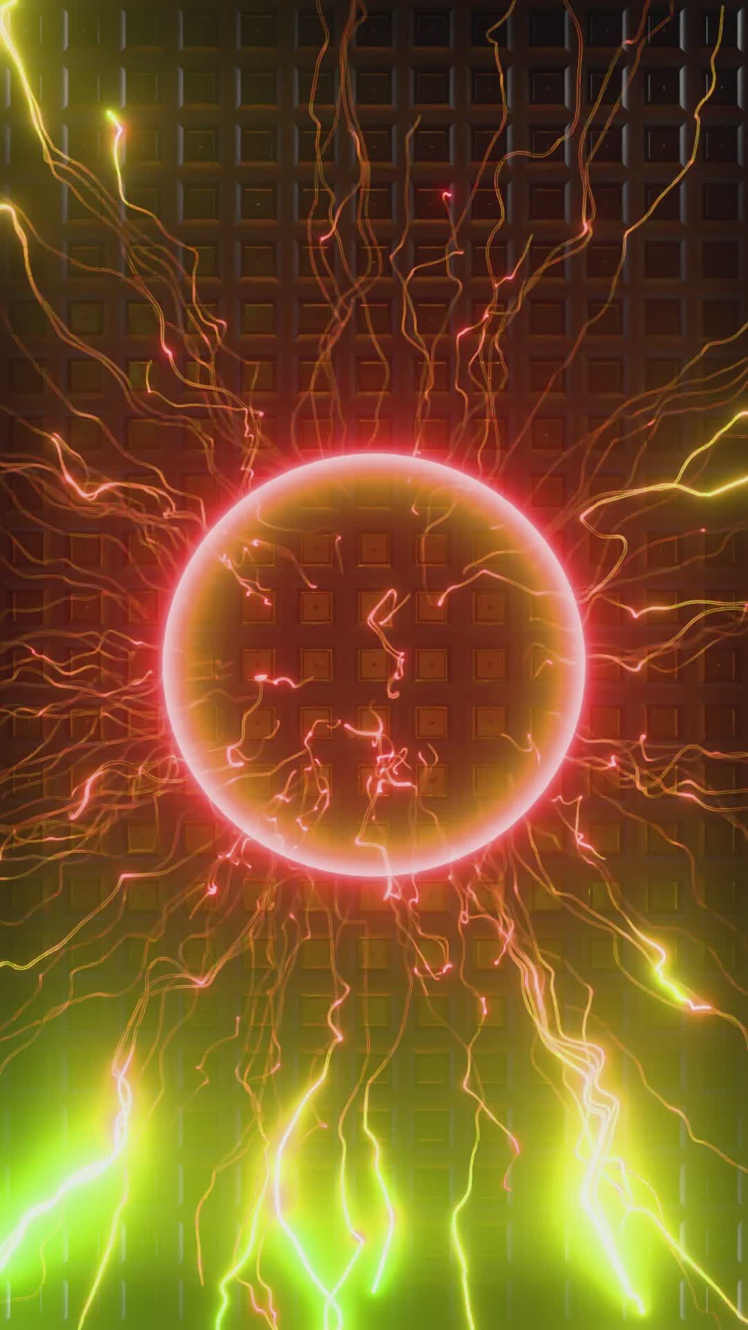 Dynamic Plasma Ball Energy Animation Free Stock Video Footage, Royalty ...