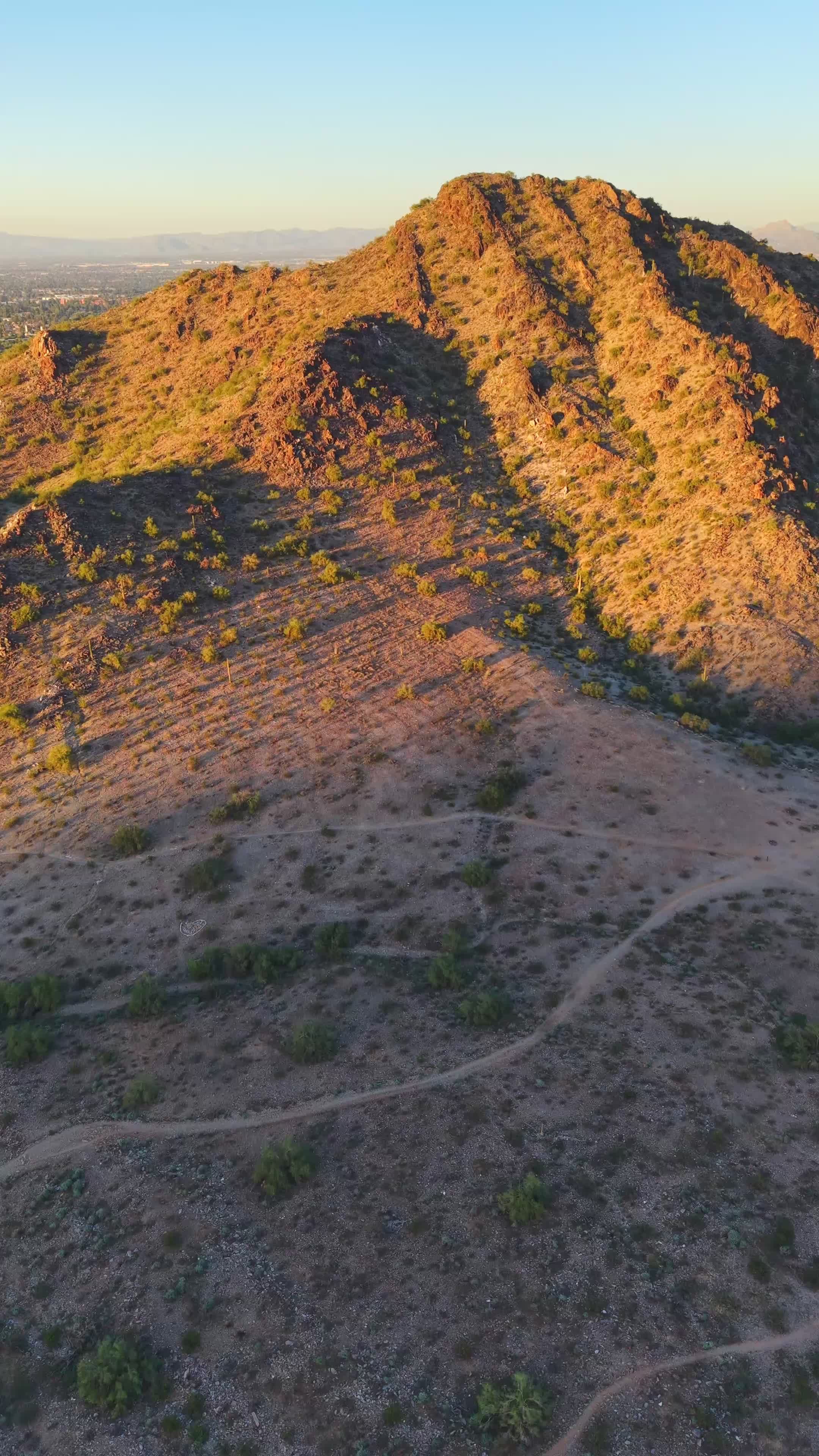 Stunning Aerial View of Arizona Mountain Free Stock Video Footage ...