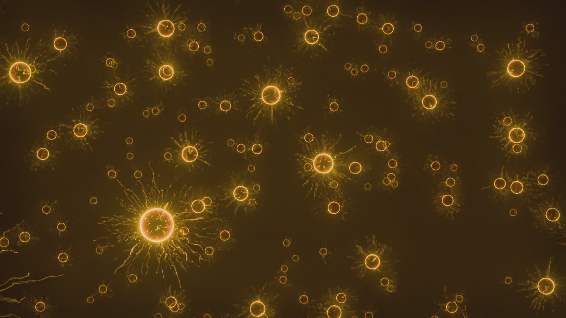 Glowing Abstract Neural Network Animation Free Stock Video Footage ...