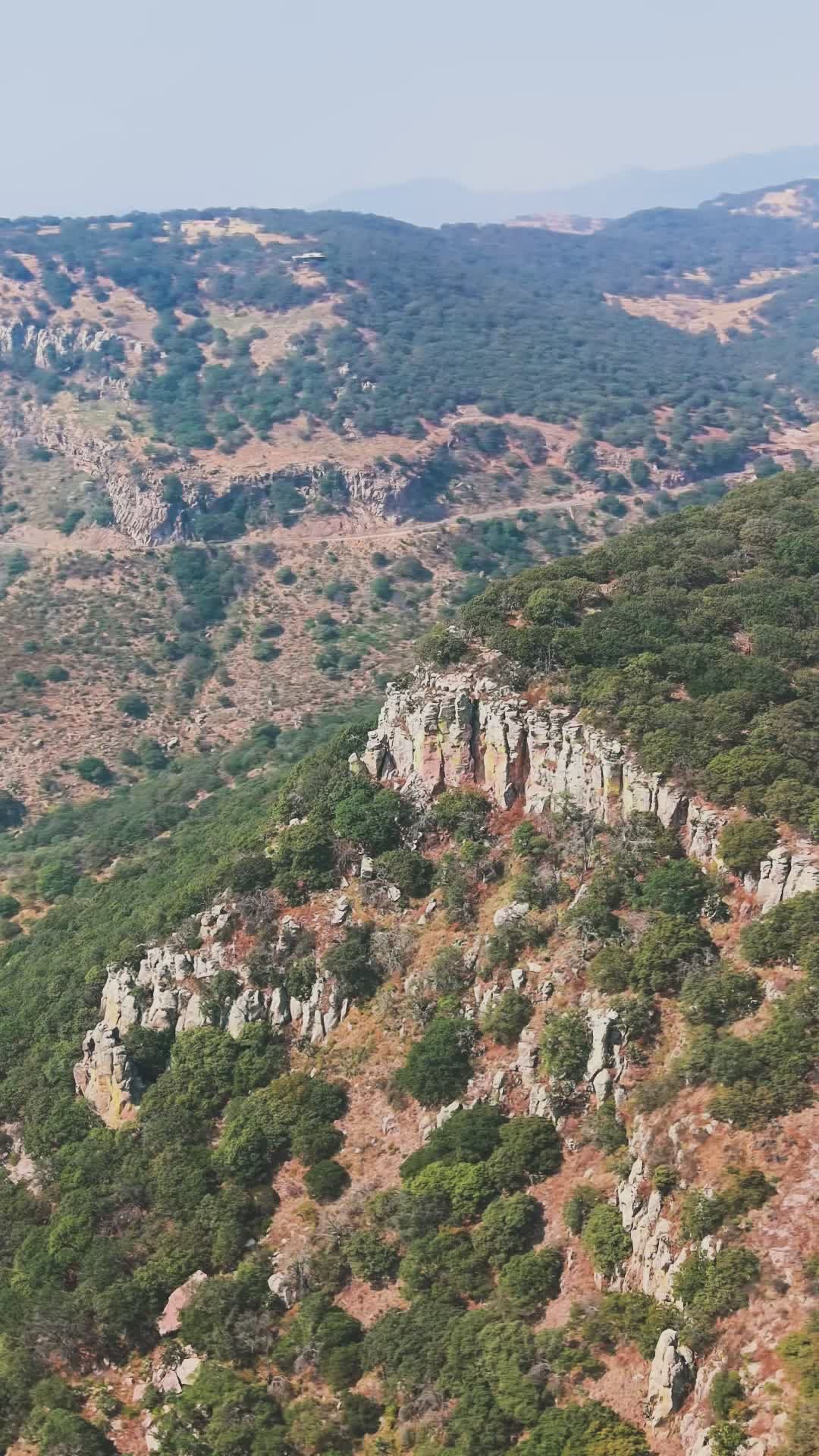 Dramatic Mountain Cliffs with Vast View Free Stock Video Footage ...