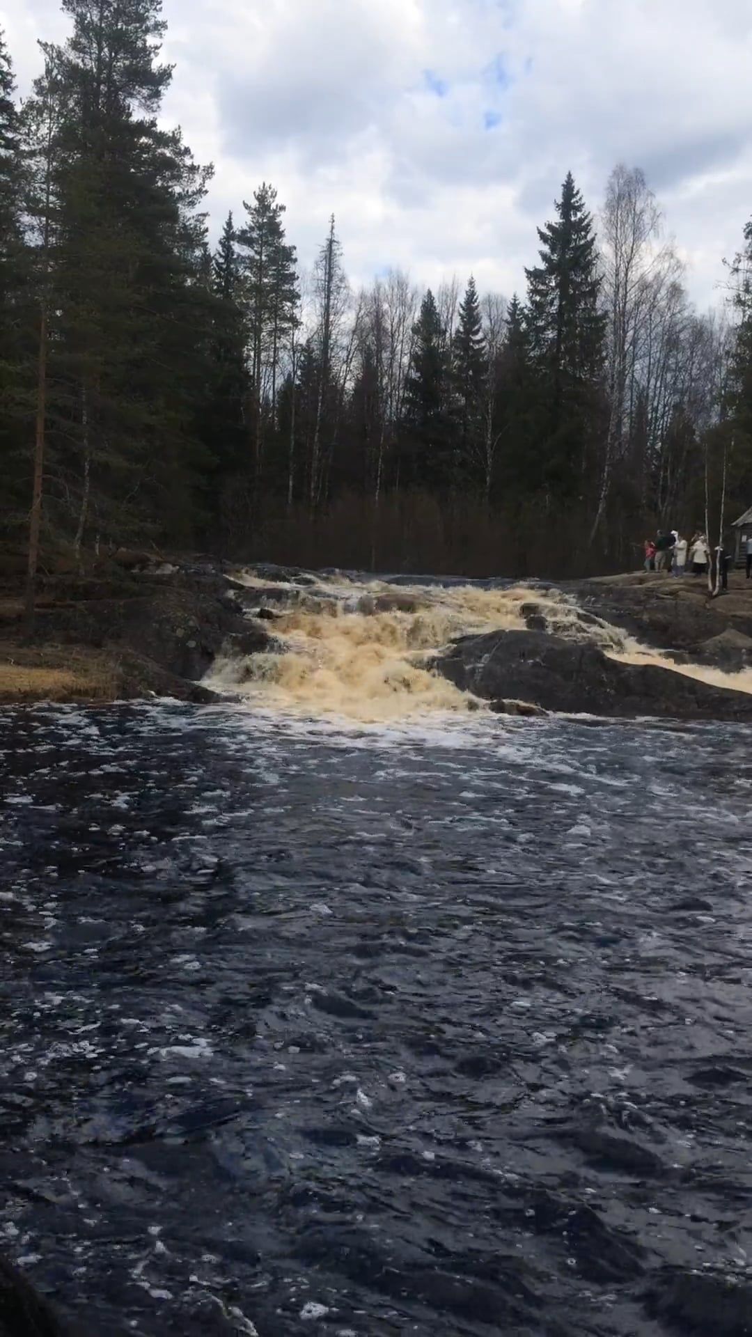 The Strong Current Of A River Flowing Down · Free Stock Video