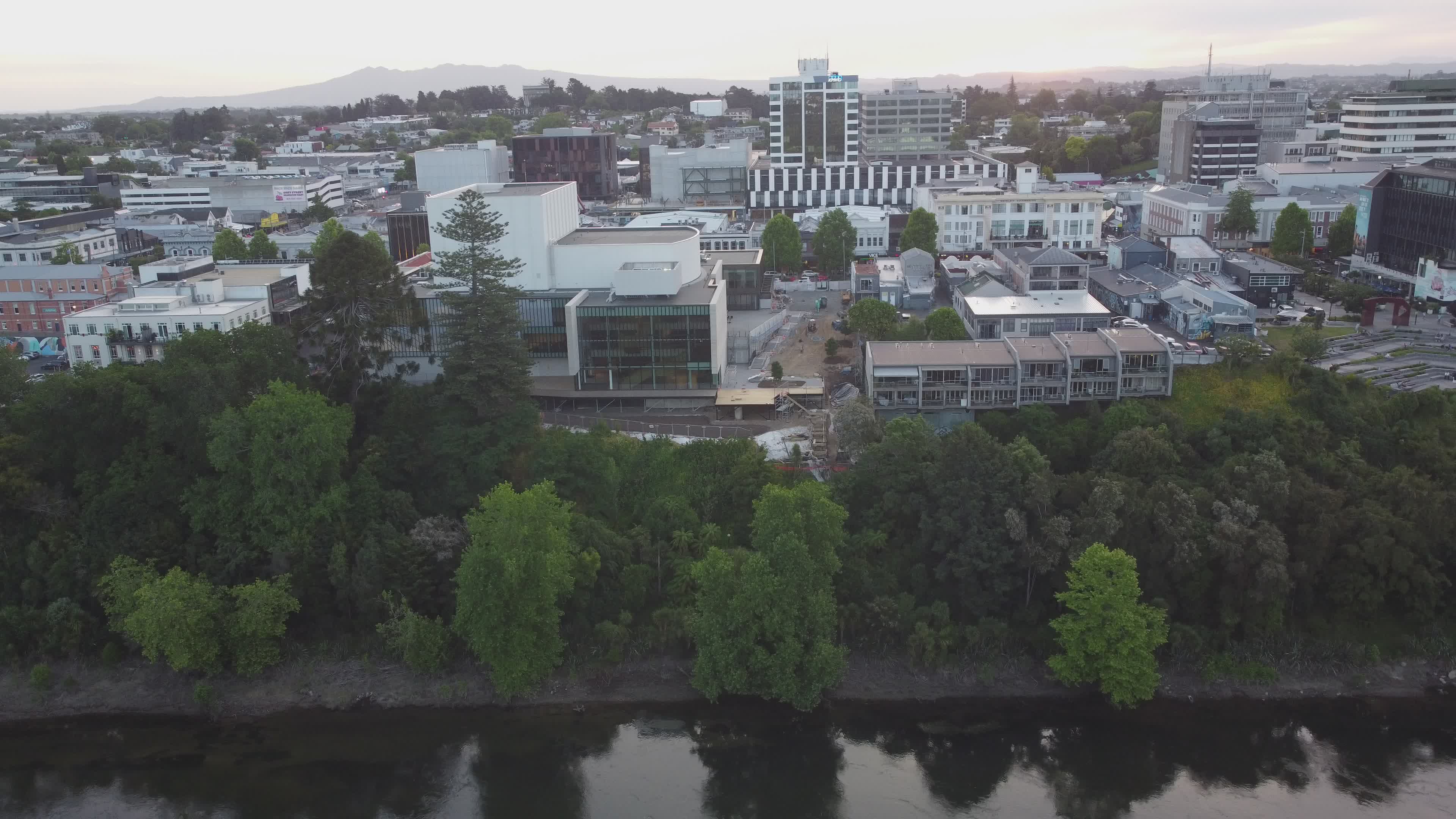 Aerial View of Hamilton at Sunset Free Stock Video Footage, Royalty ...