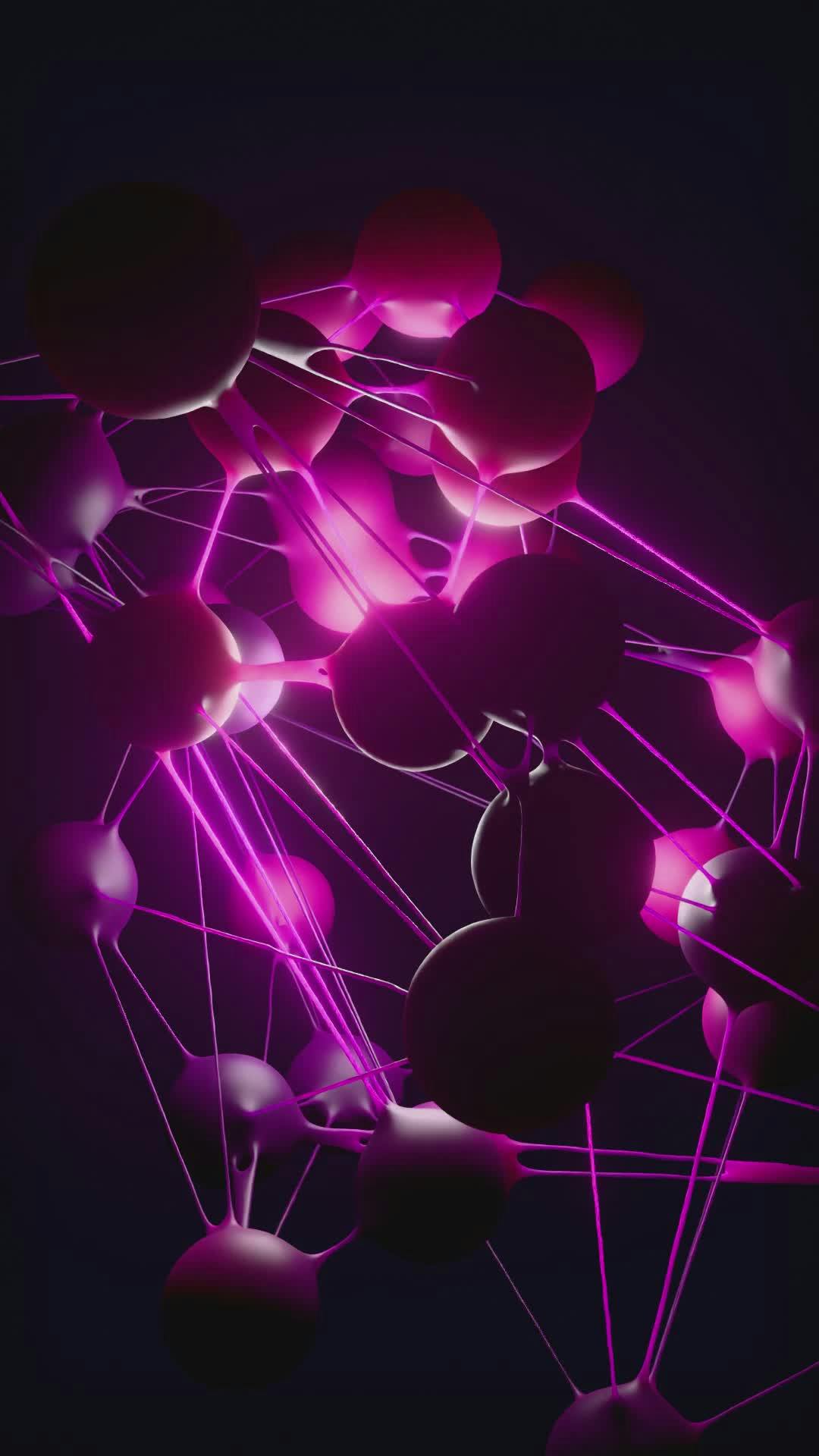 Abstract Neon Glowing Network Animation Free Stock Video Footage ...